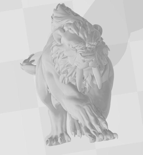 sabertooth pose 1 3D model 3D printable | CGTrader