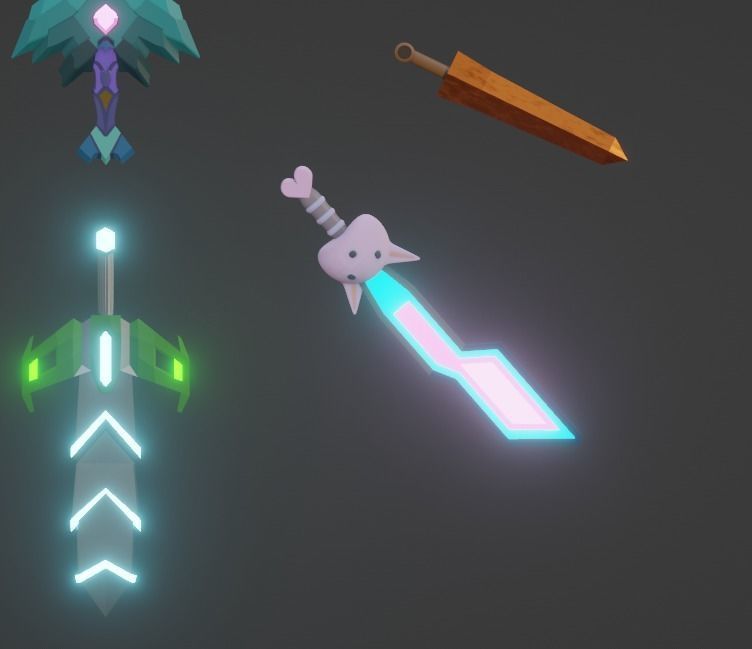 3D model ZENITH sword from terraria and all swords for crafting zenith ...