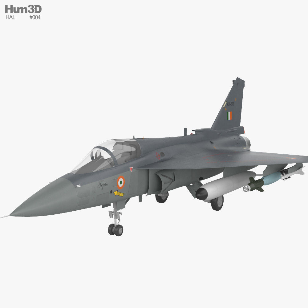 HAL Tejas Fighter jet aircraft 3D model 3D printable | CGTrader