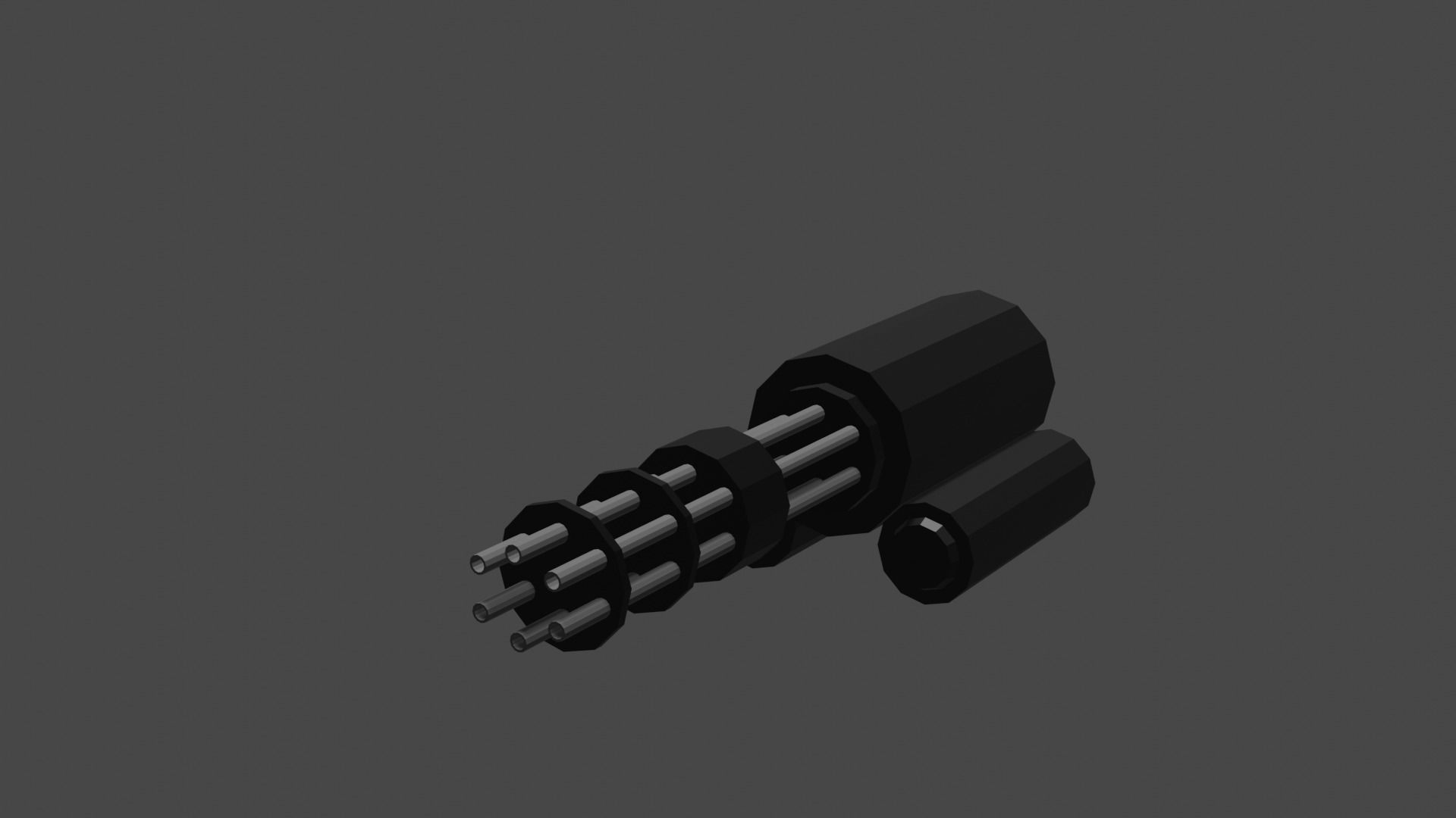 3D model Machine Gun Low Poly VR / AR / low-poly | CGTrader