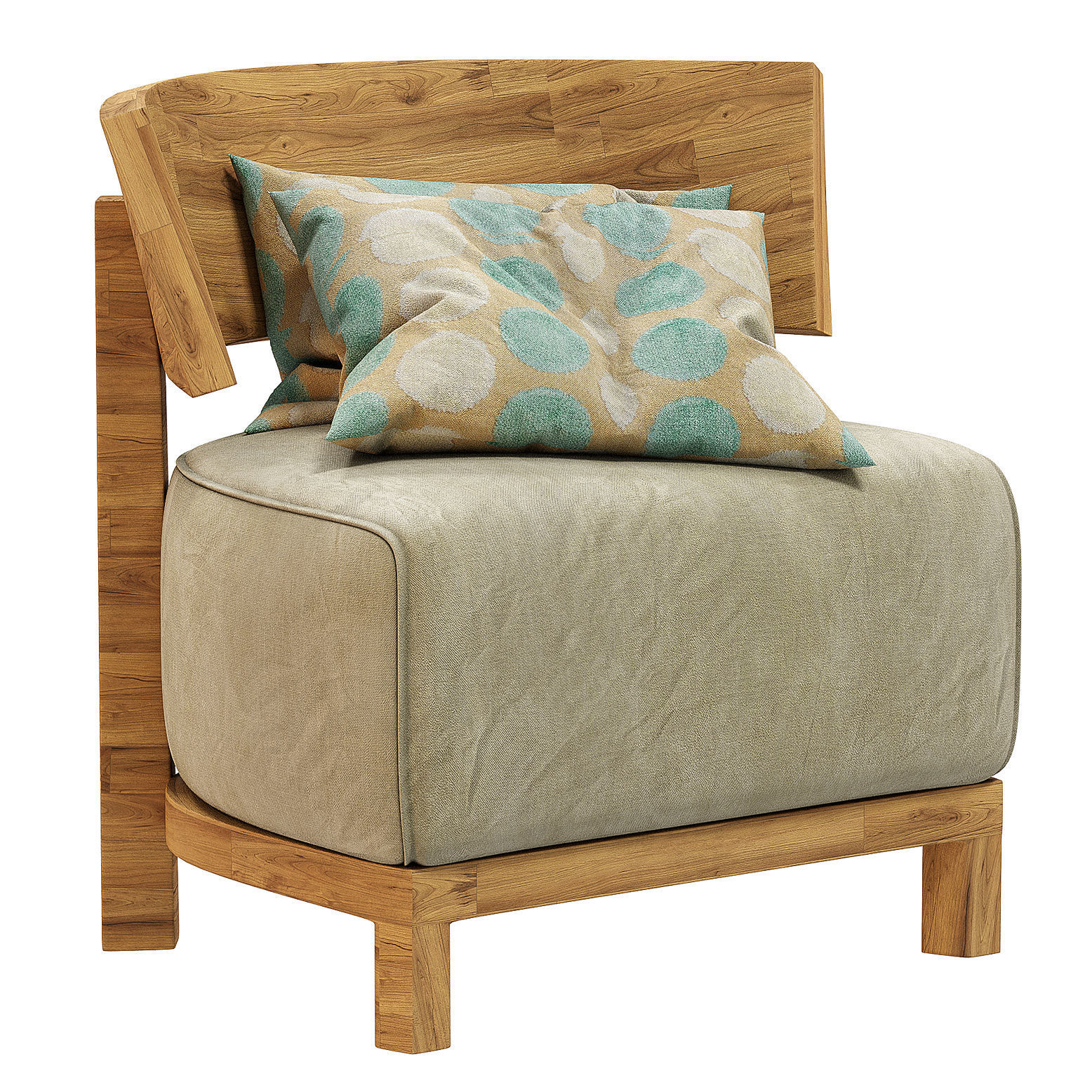 Flexform Thomas Armchair 3D model | CGTrader