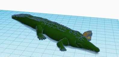 croconos crocodile 3D model 3D printable | CGTrader