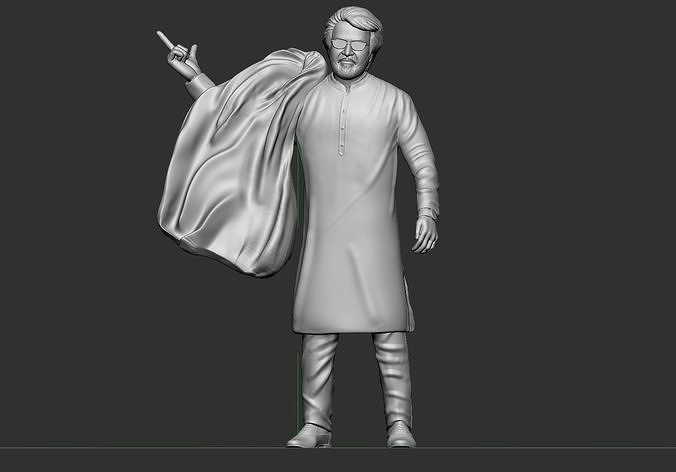 Rajinikanth 3d printable model 3D model 3D printable | CGTrader