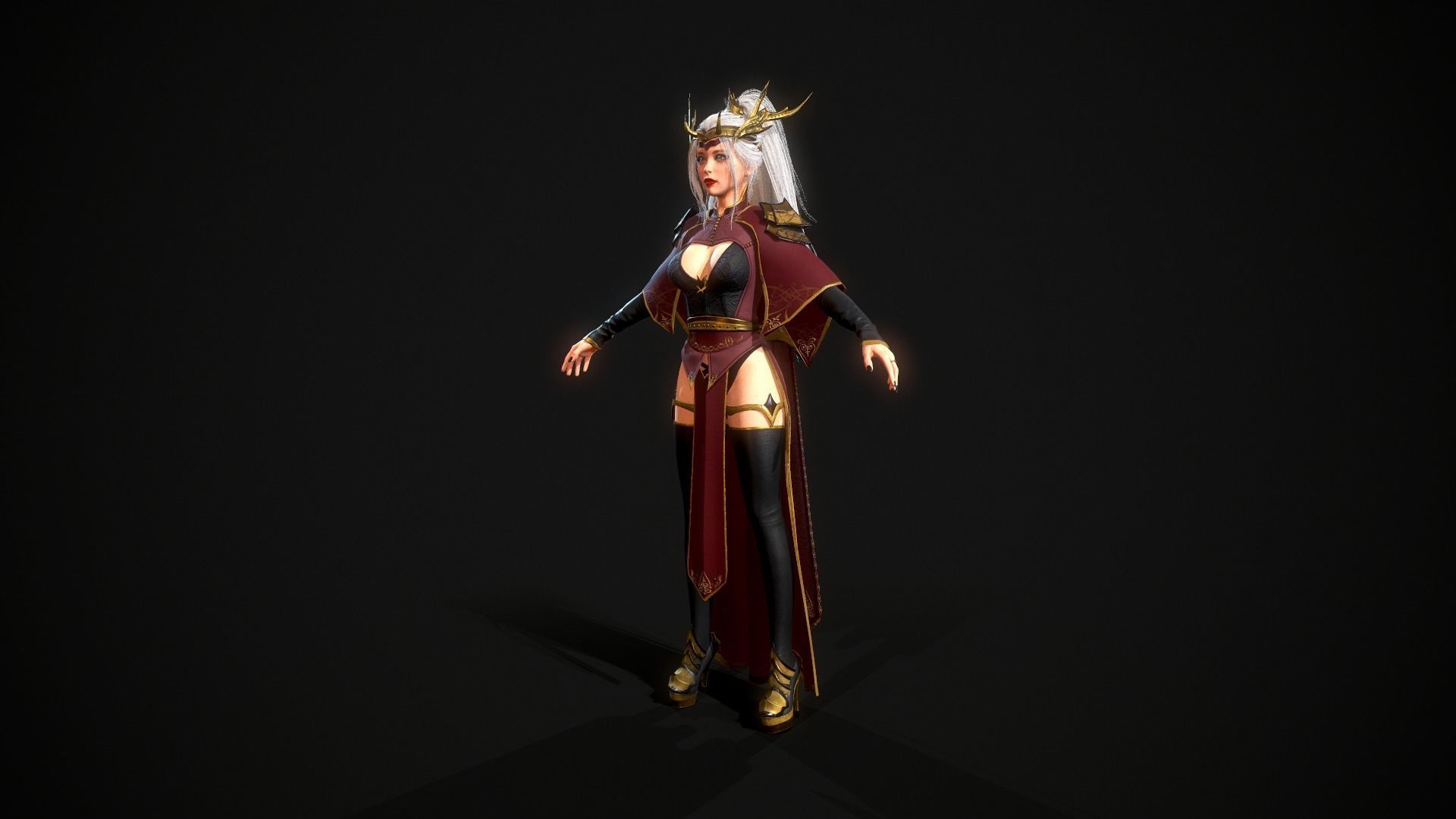 Fantasy Mage Girls 3D Model Collection | CGTrader