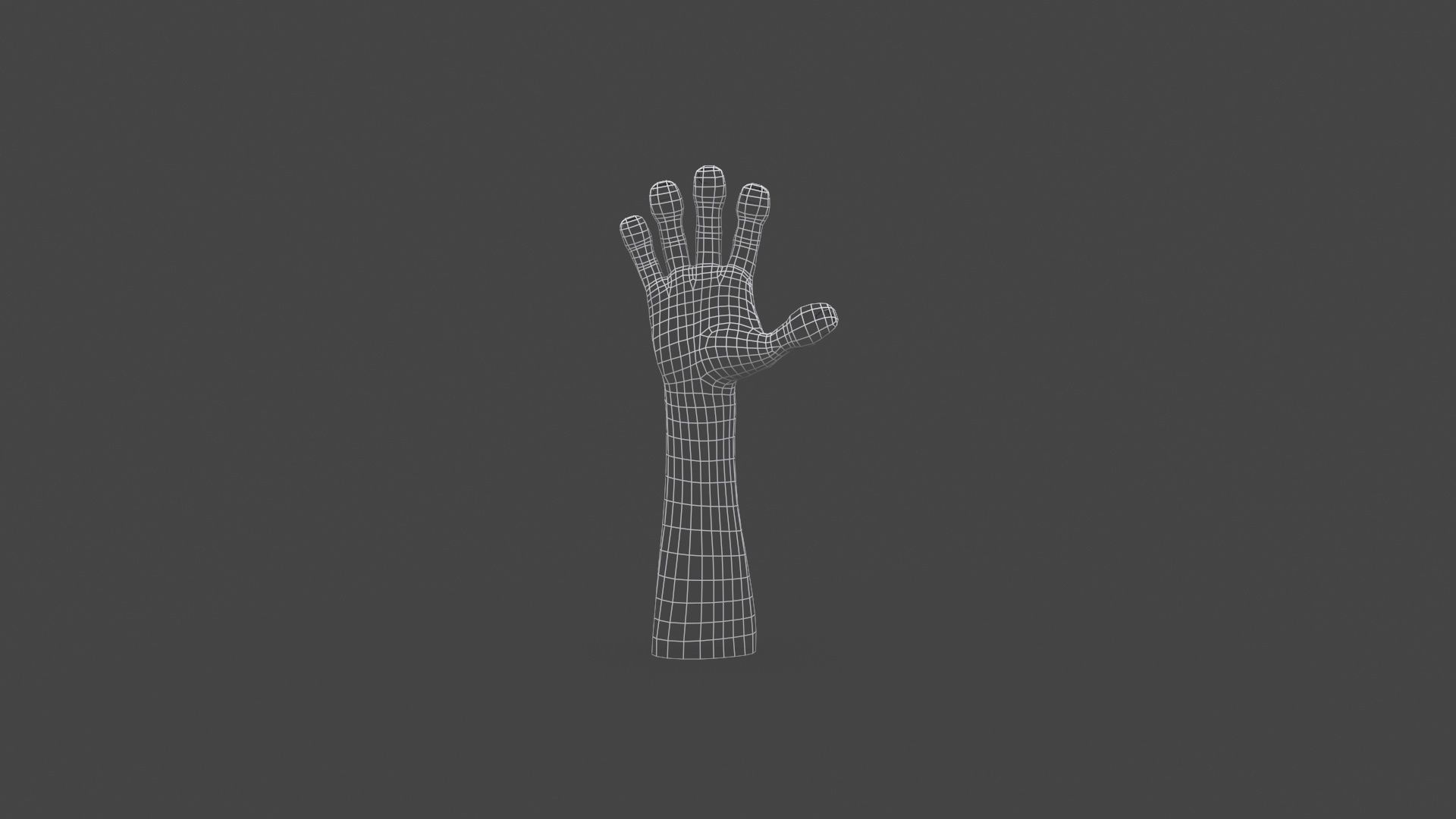 3D model HAND-034 Rigged Right Hand VR / AR / low-poly | CGTrader