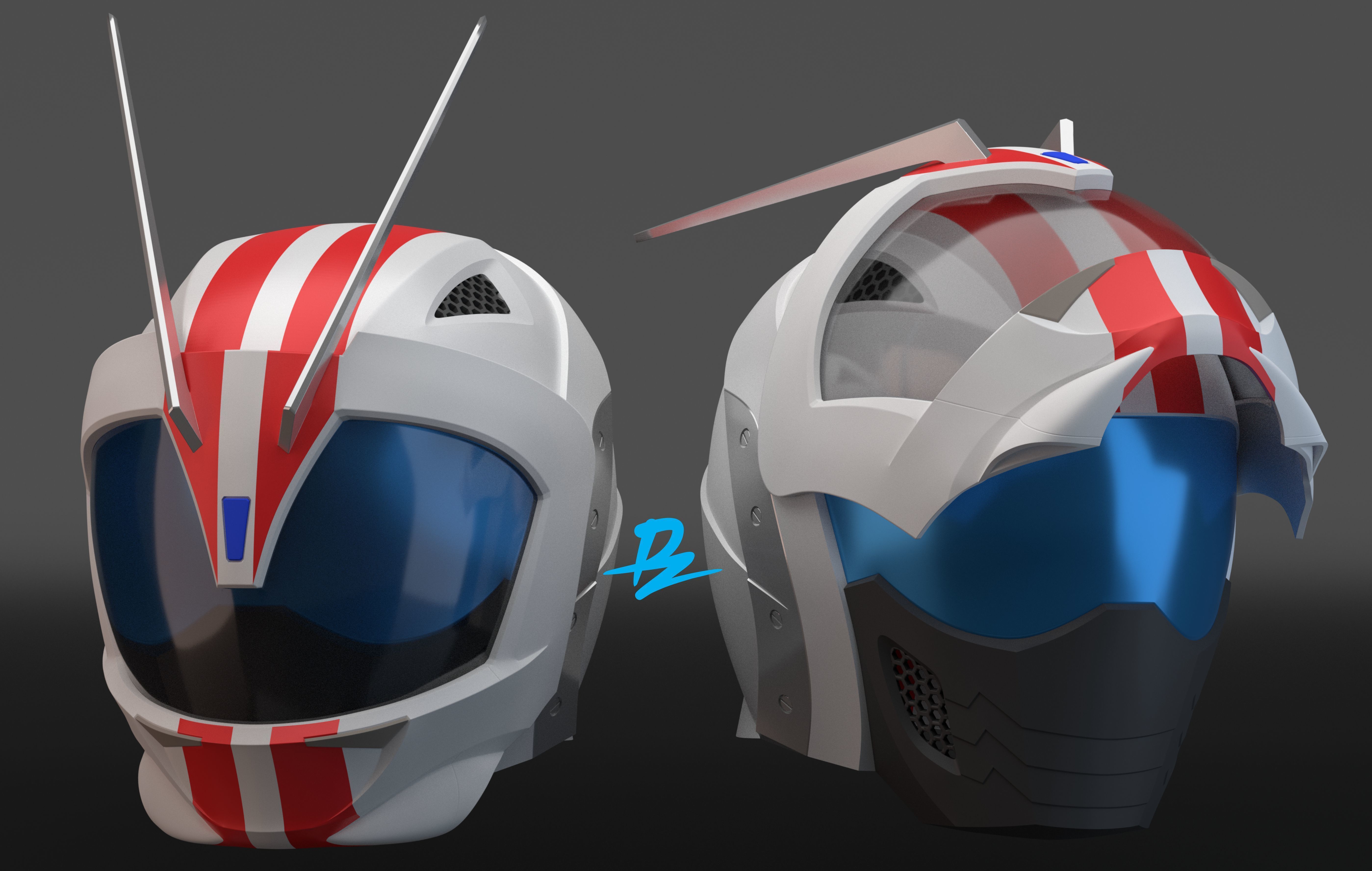 kamen rider Mach 3D model 3D printable | CGTrader
