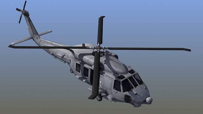 MH60 Seahawk Helicopter 3D model | CGTrader