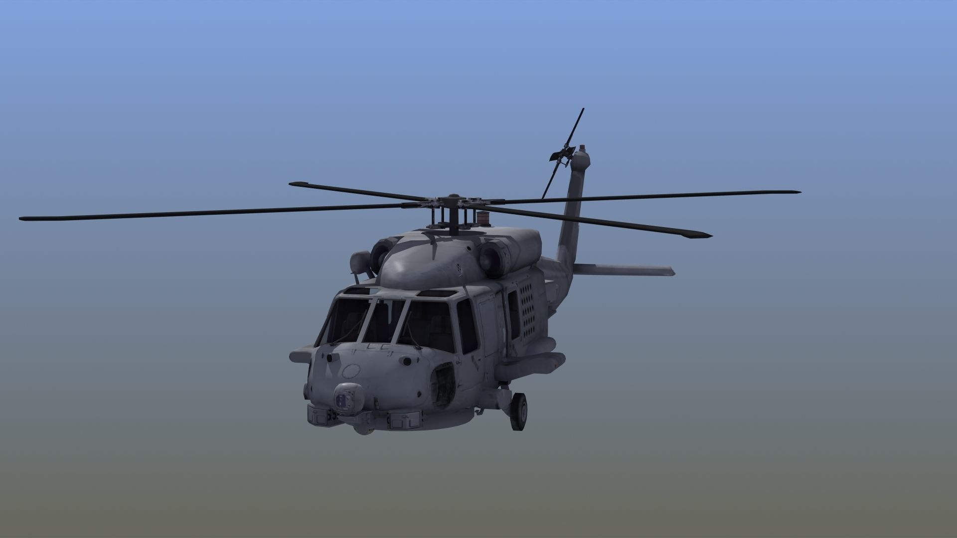 MH60 Seahawk Helicopter 3D model | CGTrader