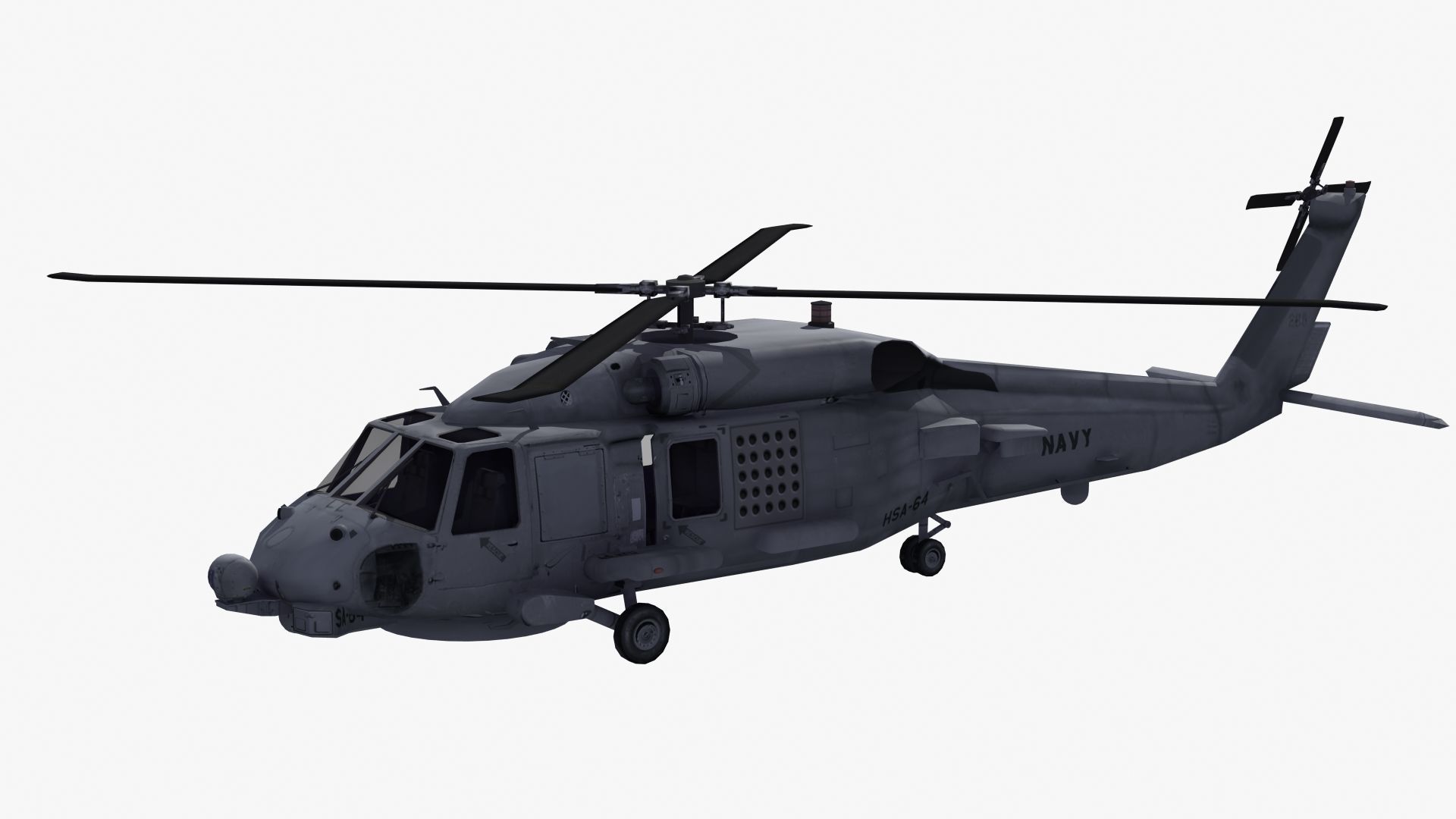 MH60 Seahawk Helicopter 3D model | CGTrader