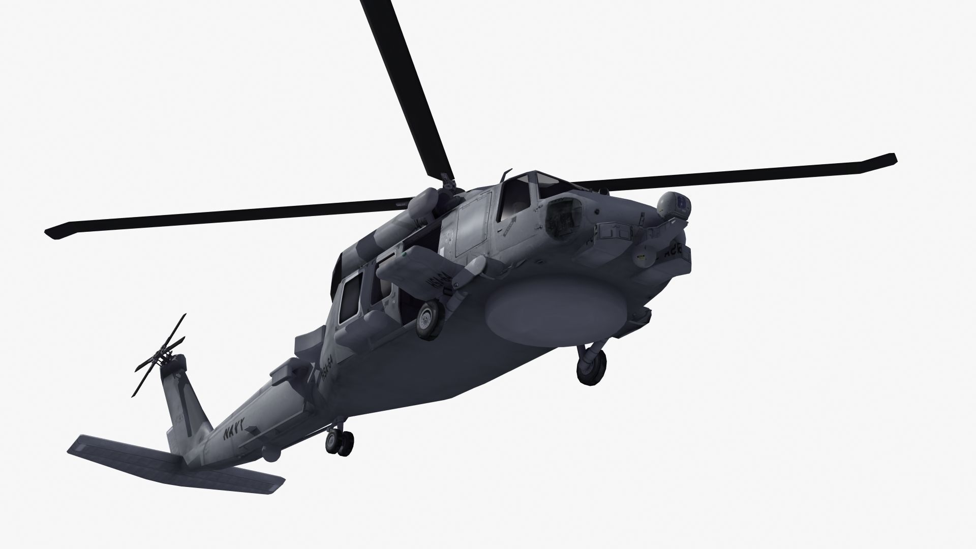 MH60 Seahawk Helicopter 3D model | CGTrader