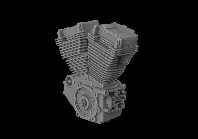 Harley motorcycle engine 3d model for 3d printing 3D print model 3D ...