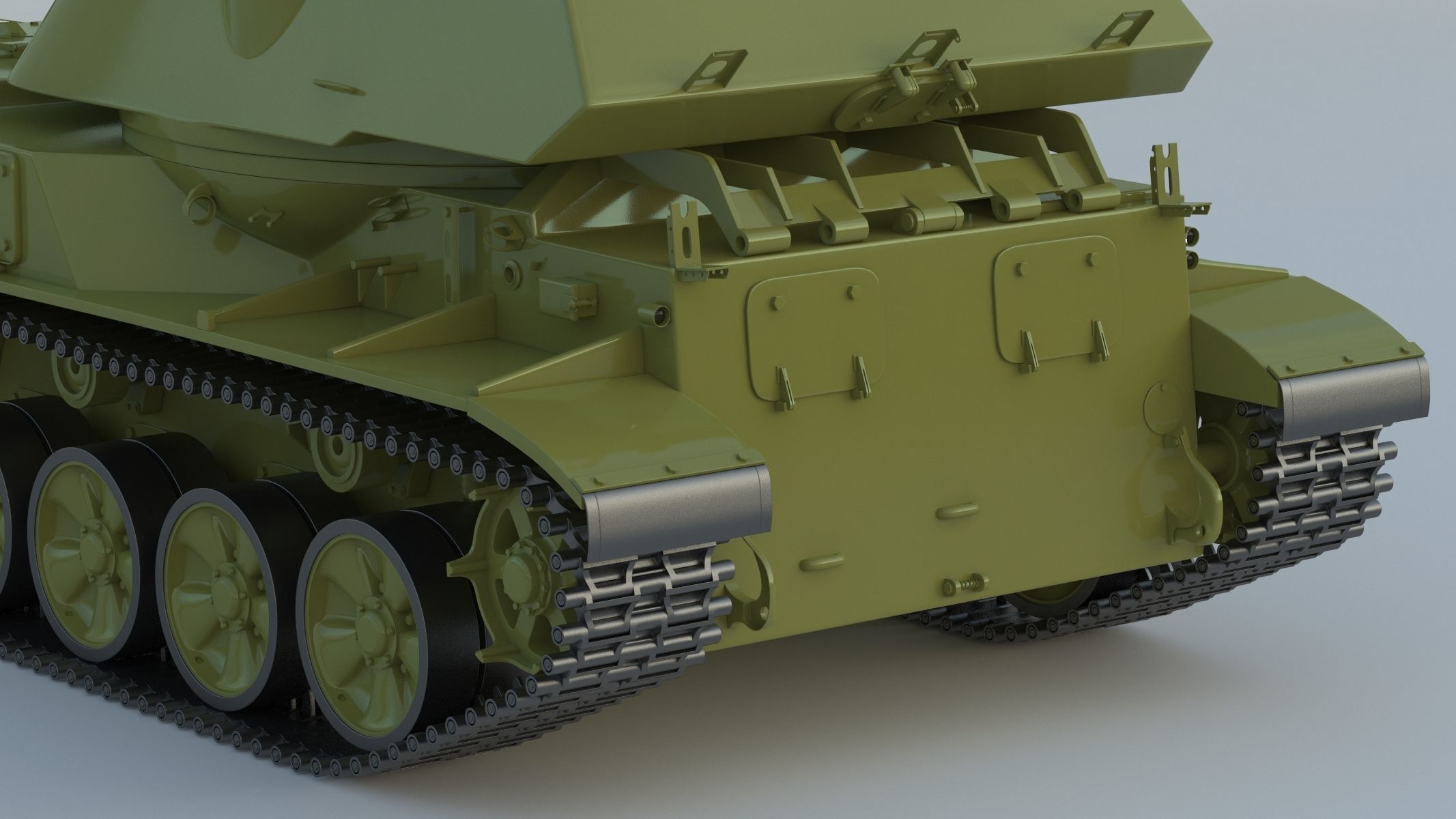 2S3 Akatsiya 3D model | CGTrader