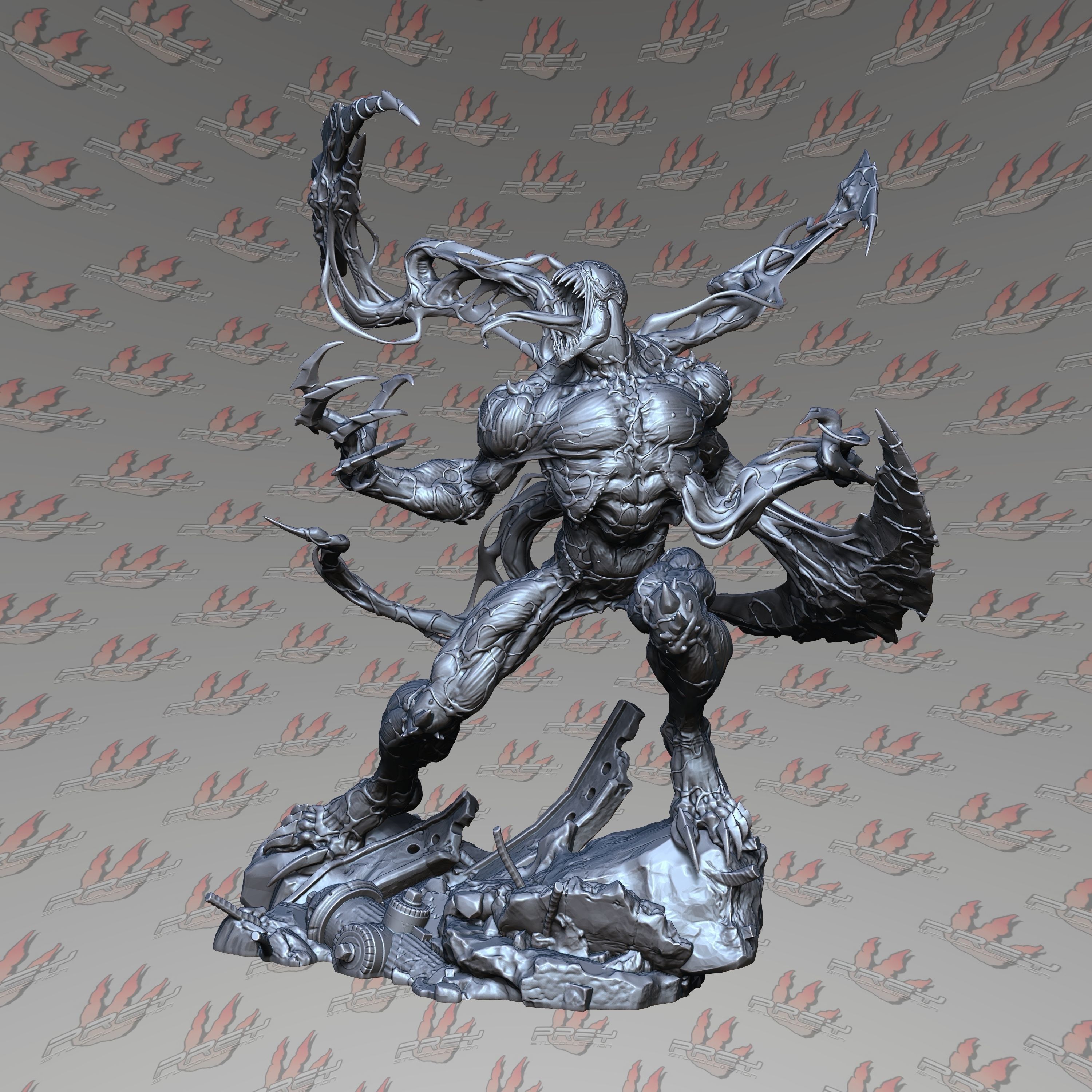 Carnage 32mm 3D model 3D printable | CGTrader