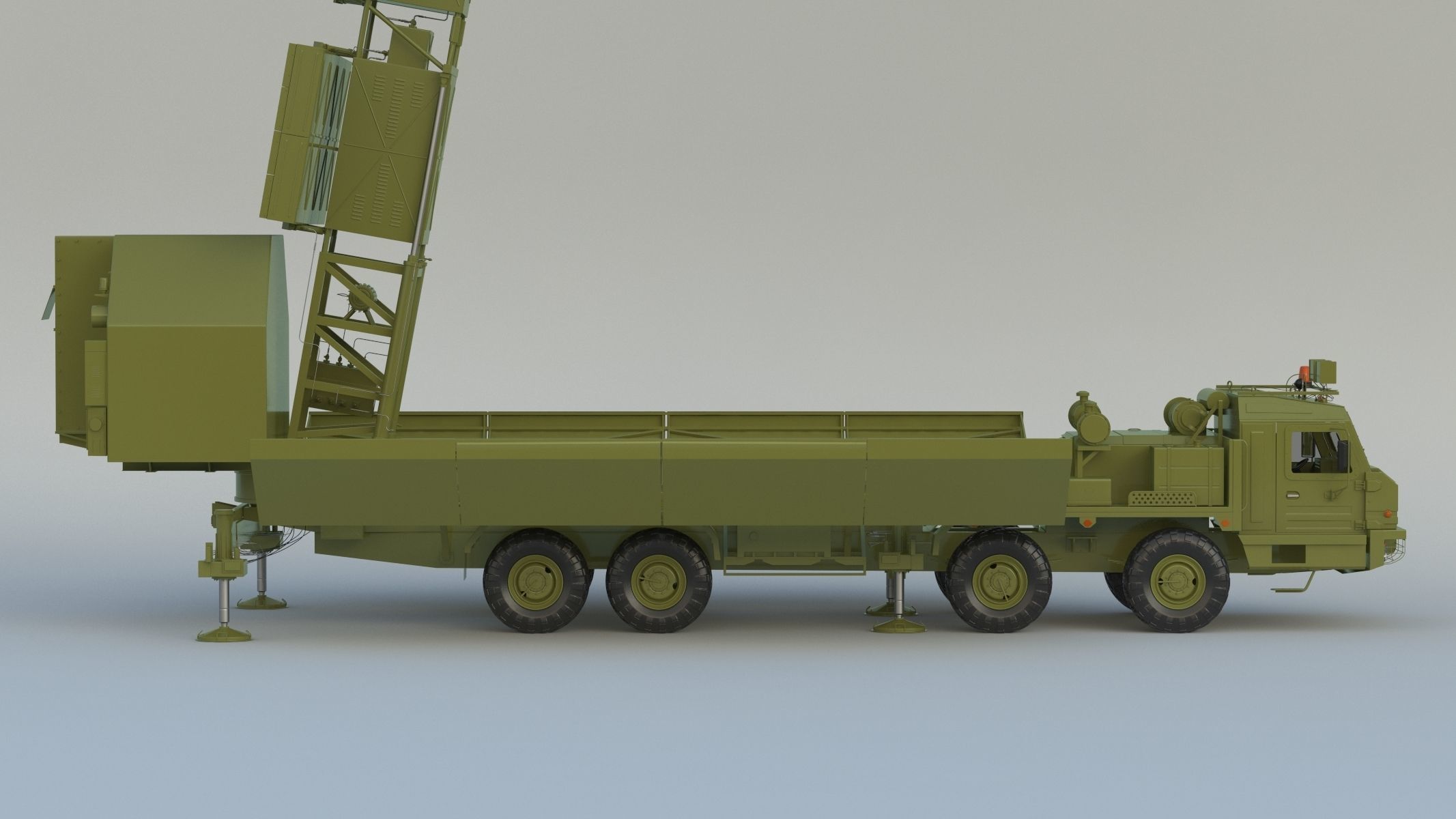 55Zh6ME Nebo M RLM-S L-Band Radar System 3D model | CGTrader