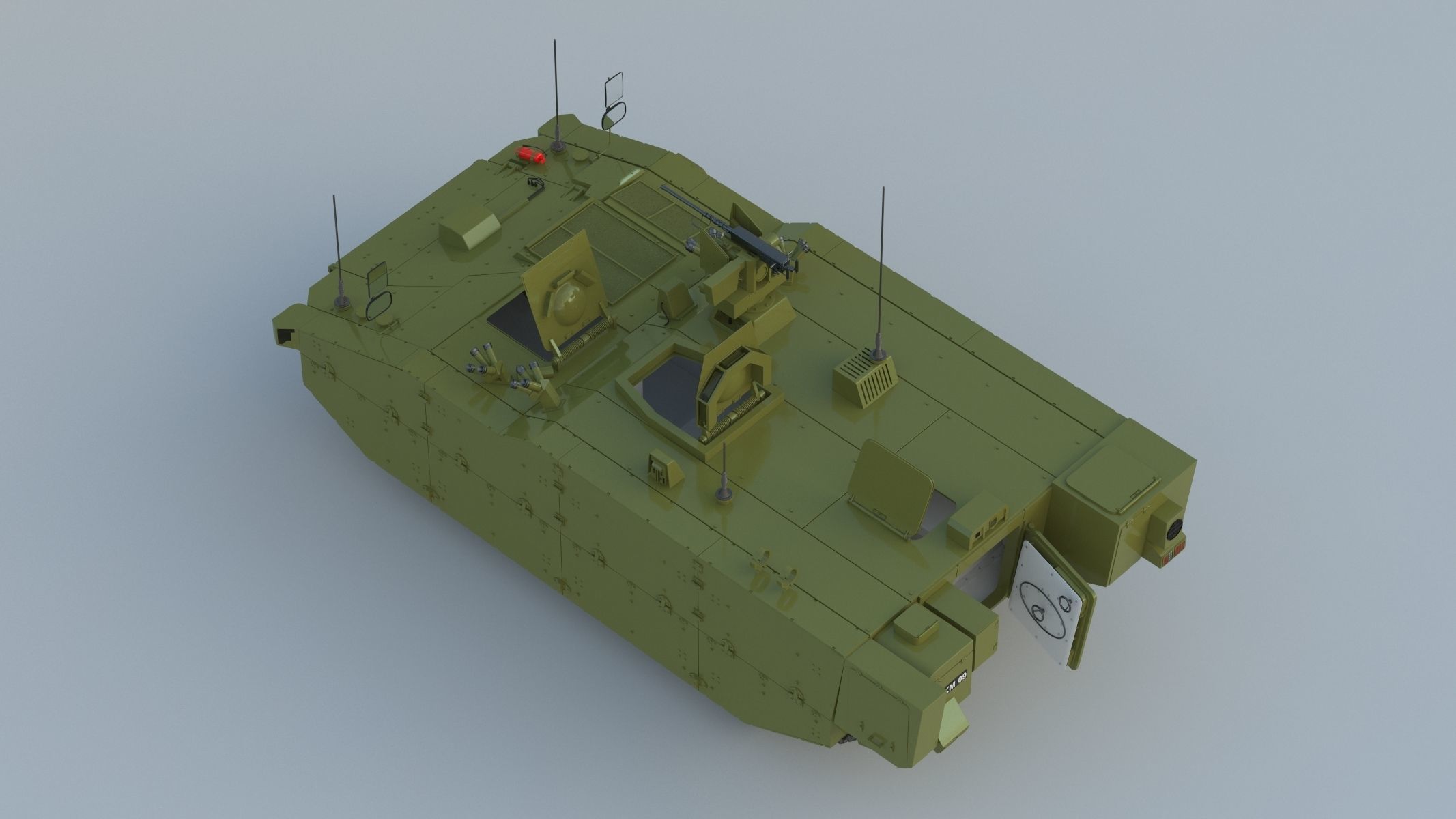 Ares Armoured Vehicle 3D model | CGTrader