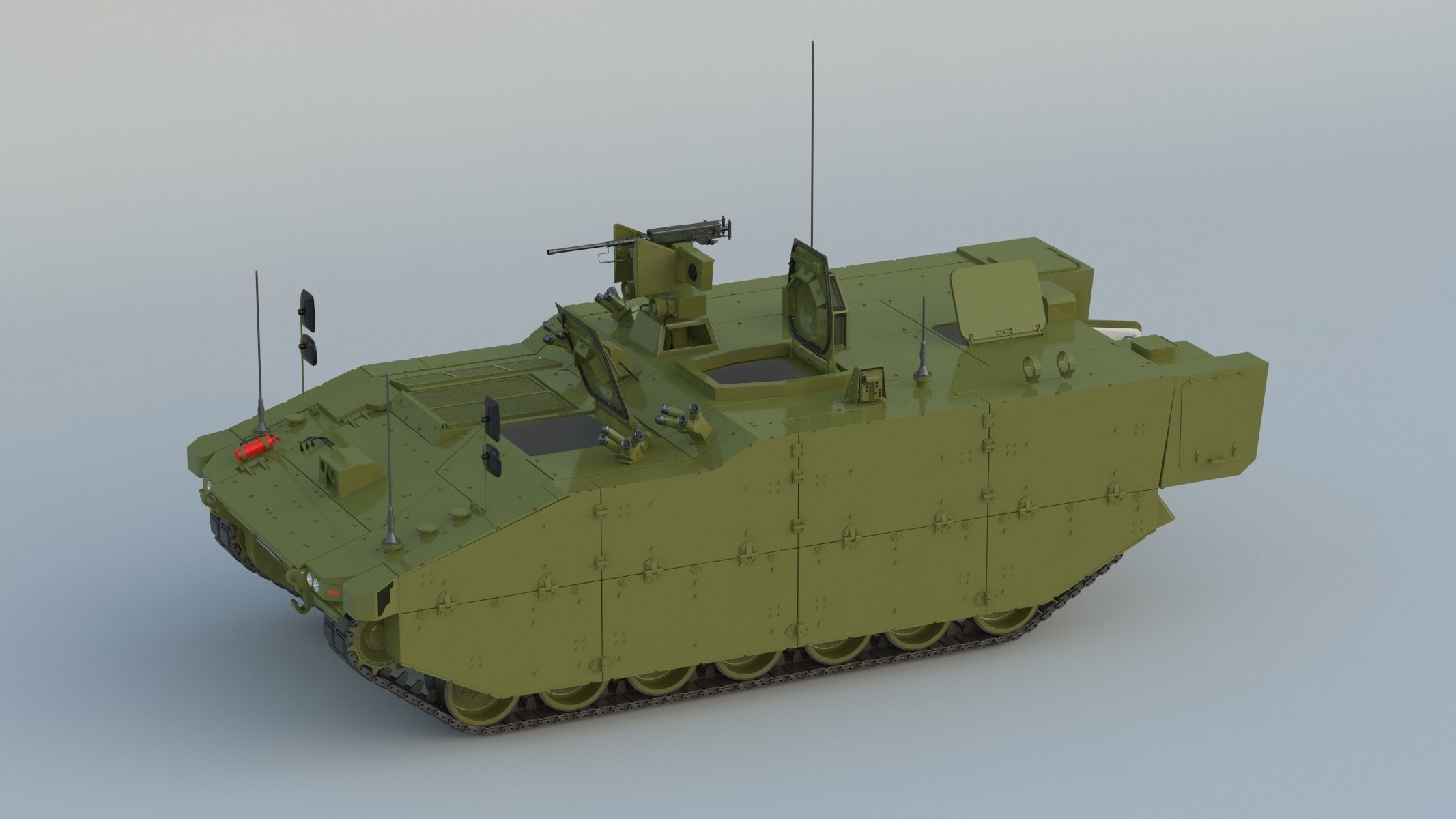 Ares Armoured Vehicle 3D model | CGTrader