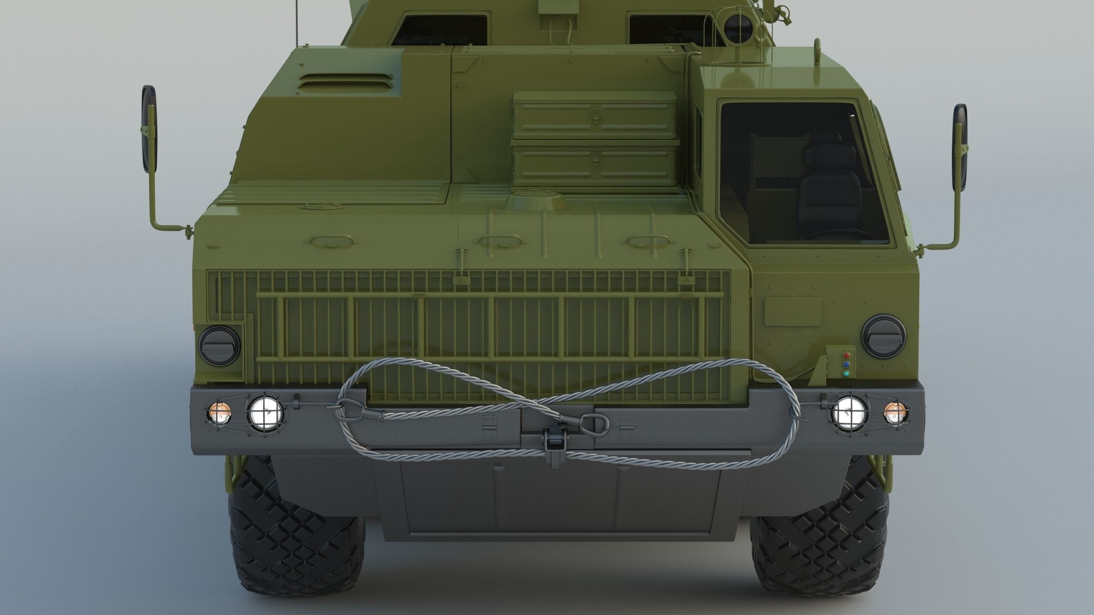 BM 30 Smerch Rocket Launcher Camouflage 3D model | CGTrader
