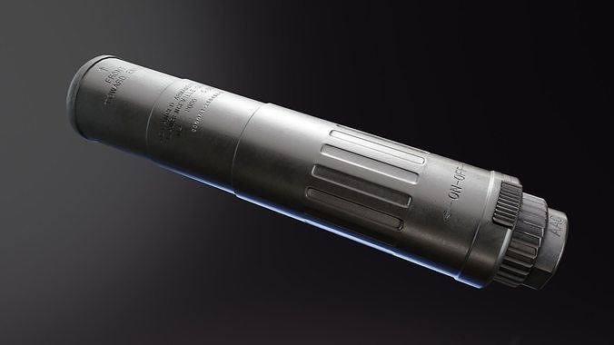 3D model AAC M4 2000 suppressor VR / AR / low-poly | CGTrader