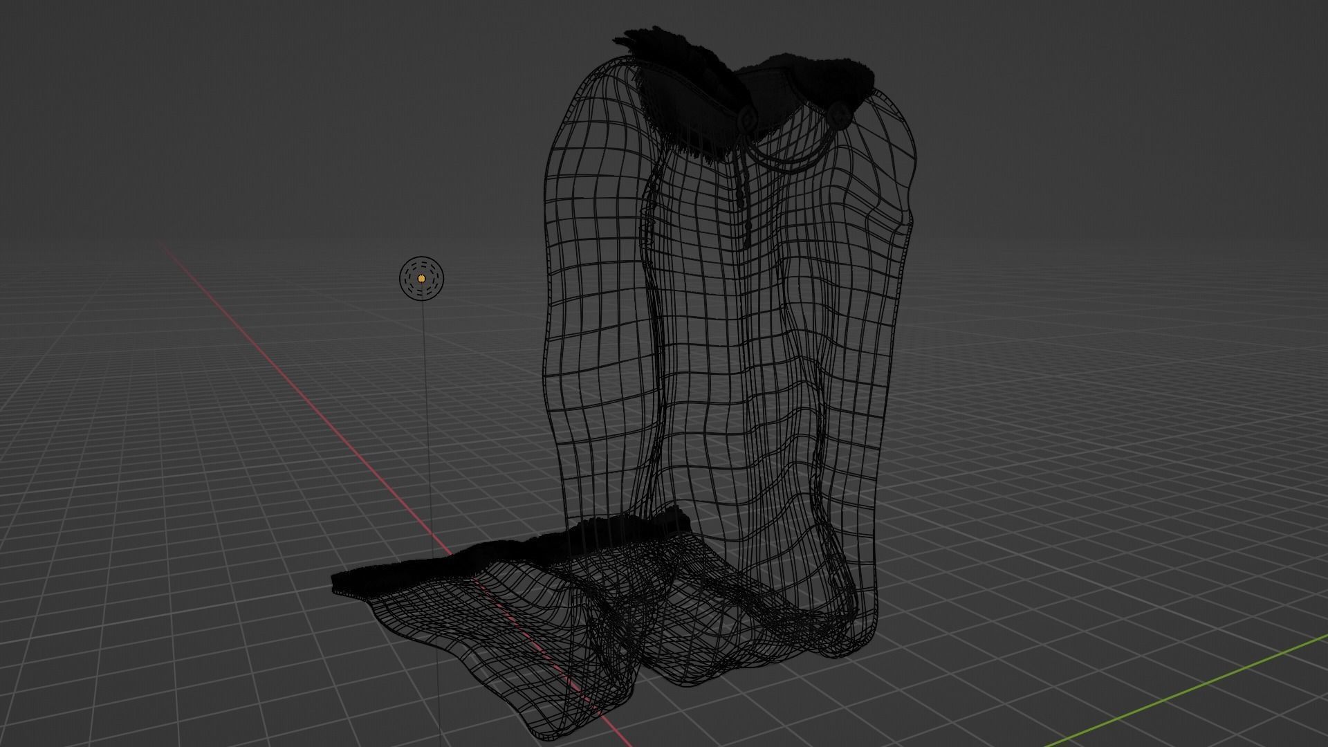 Long Cape 3D model | CGTrader
