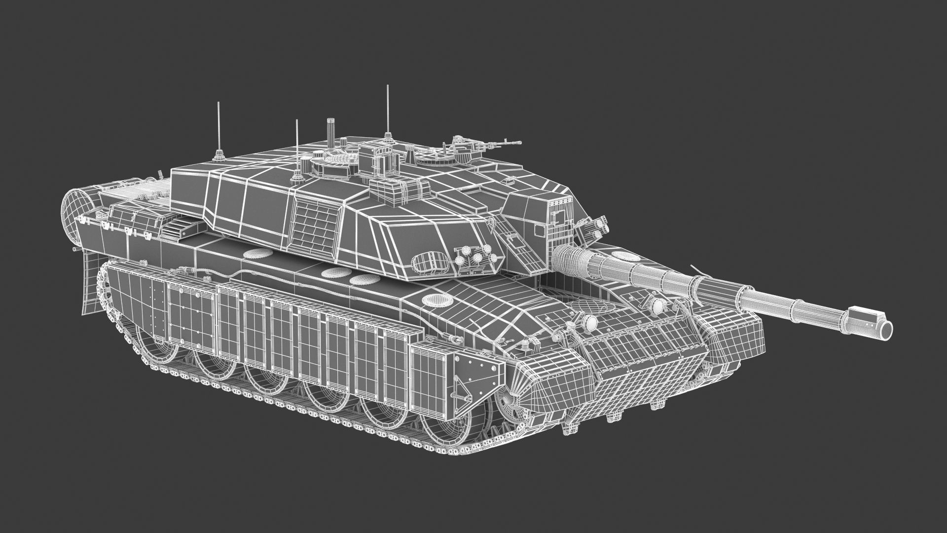FV4034 Challenger 2 3D model | CGTrader
