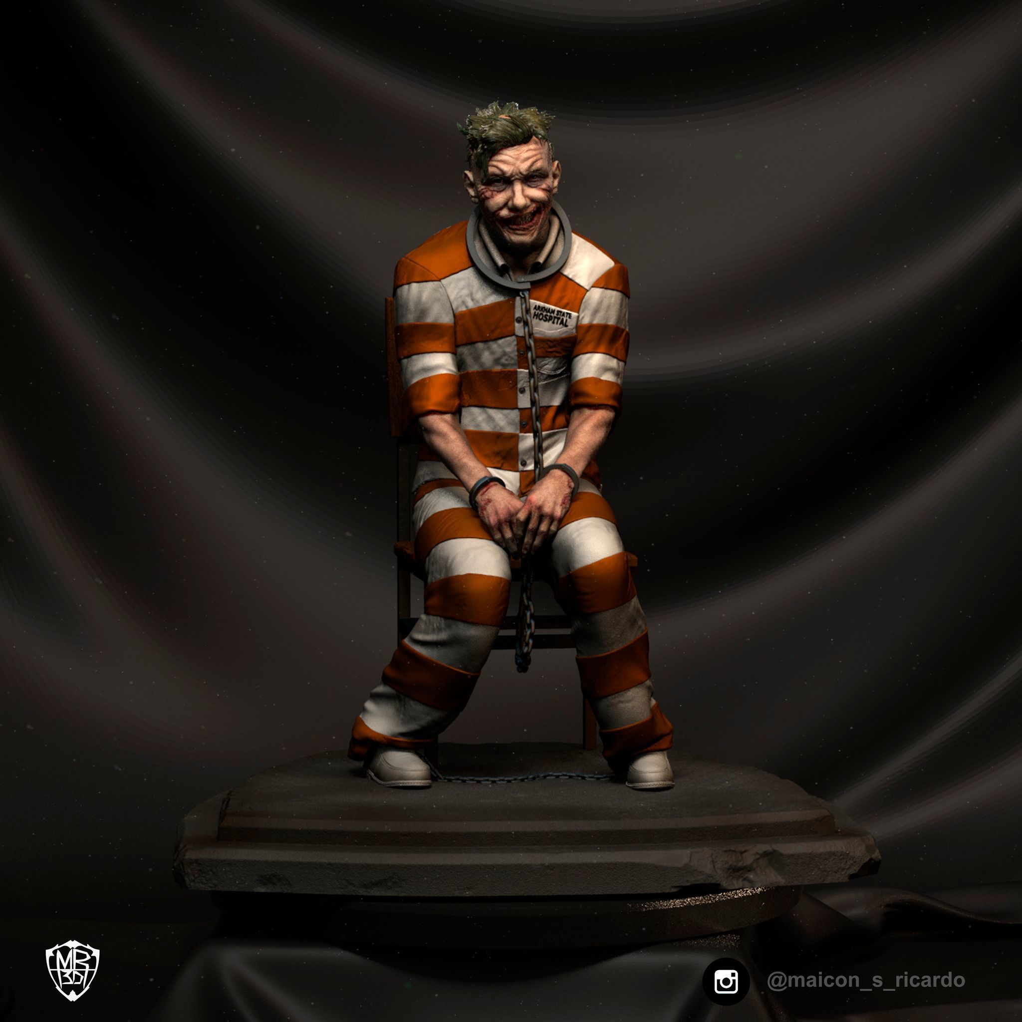 The Joker from The Batman 2022 3D model 3D printable | CGTrader