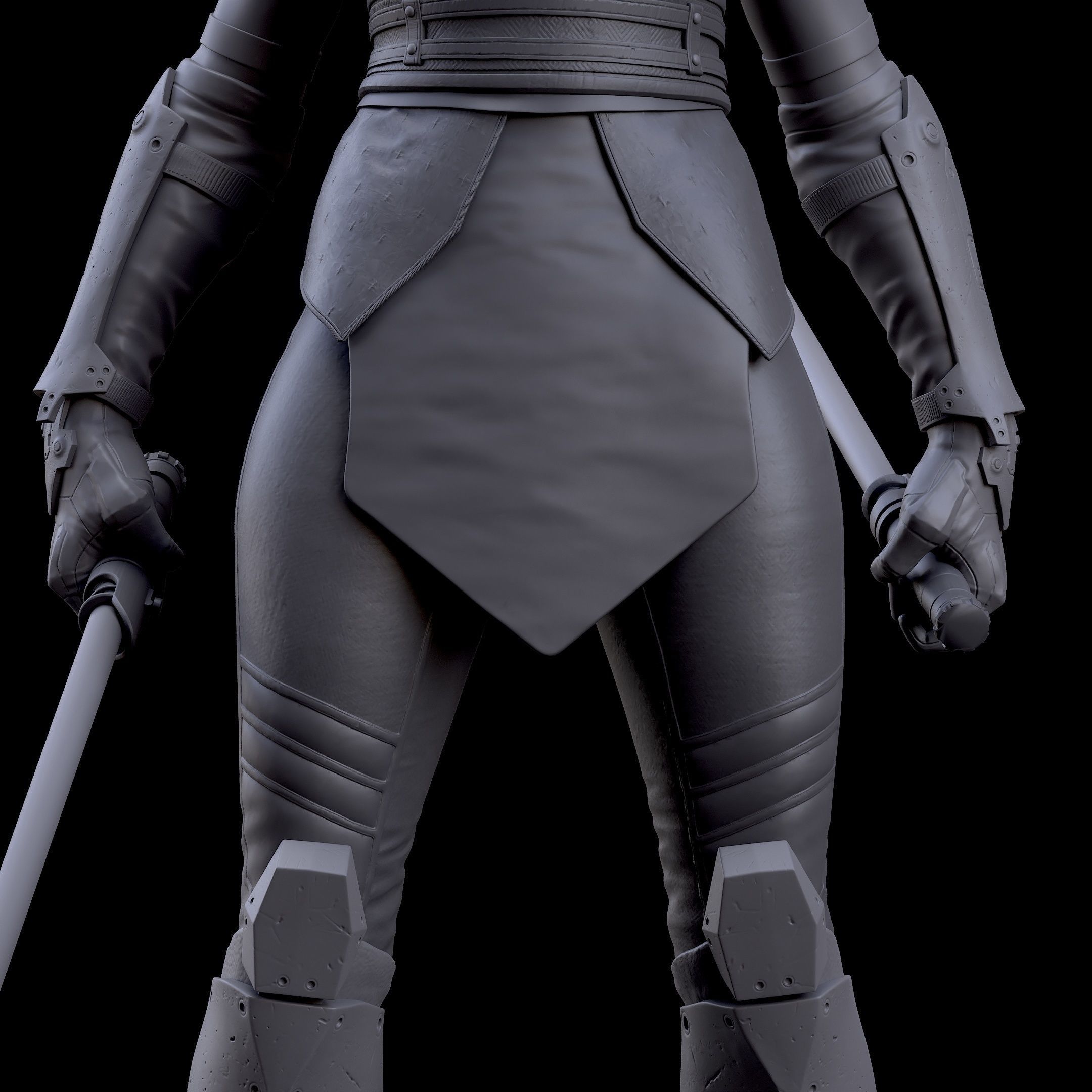 Togruta jedi Ahsoka Tano style 3D model 3D printable | CGTrader