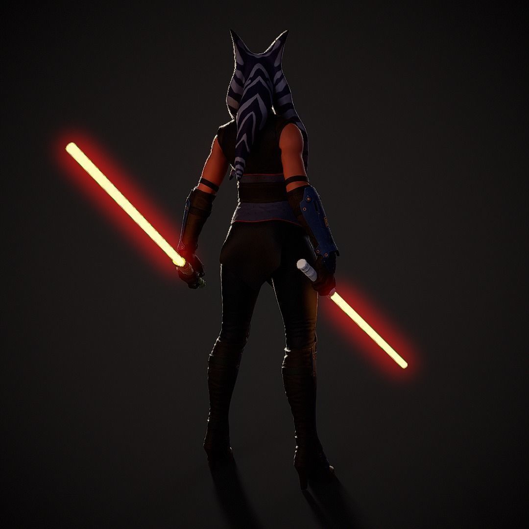 Togruta Jedi Ahsoka Tano Style 3d Model 3d Printable Cgtrader