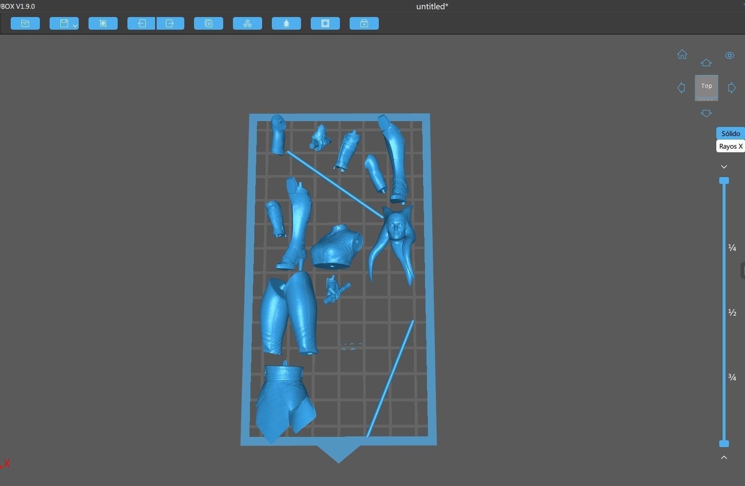 Togruta jedi Ahsoka Tano style 3D model 3D printable | CGTrader