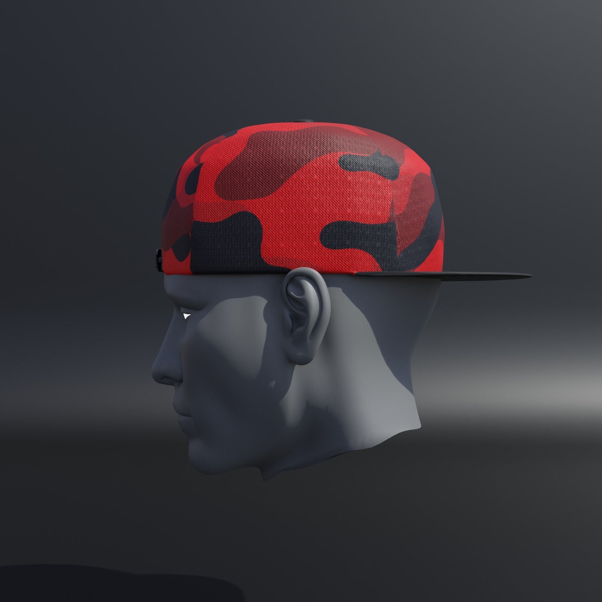 Snapback Cap 3D model | CGTrader
