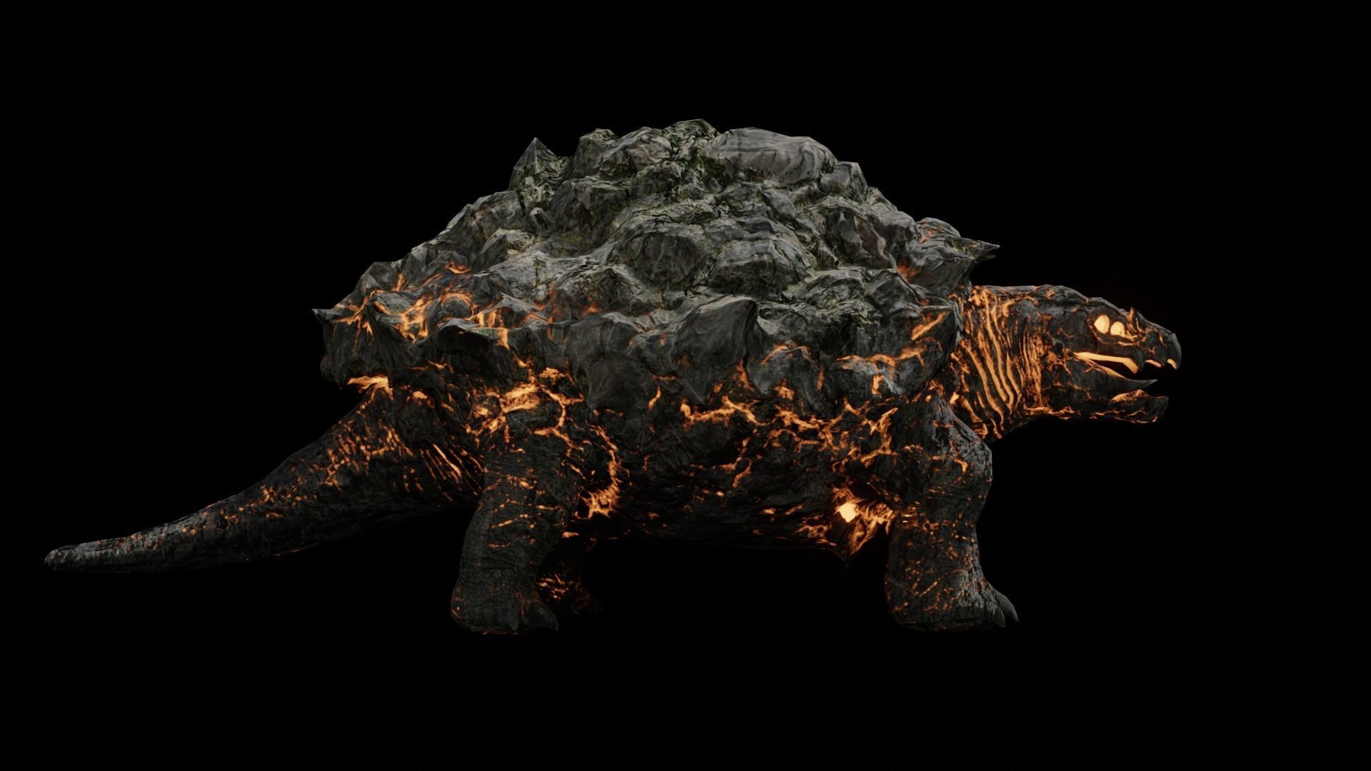 3D model Golem tortoise monster VR / AR / low-poly | CGTrader