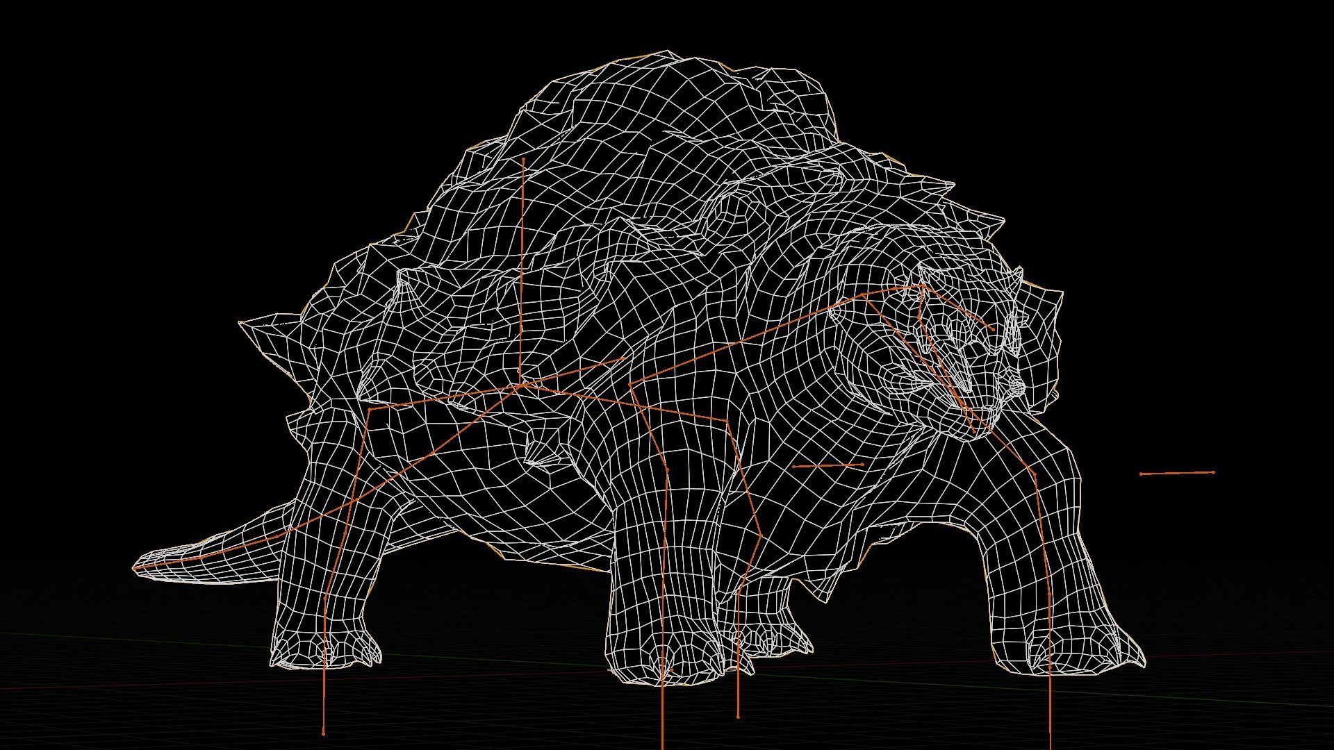 3D model Golem tortoise monster VR / AR / low-poly | CGTrader