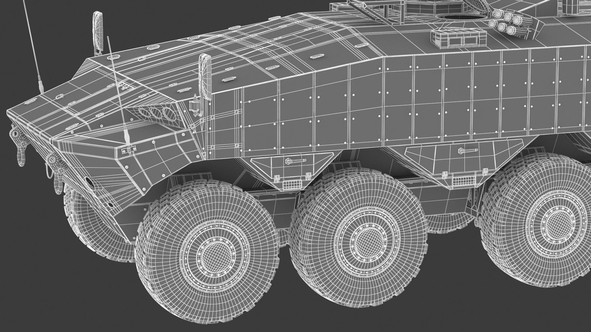 Eitan 8x8 APC Armoured Fighting Vehicle 3D model | CGTrader