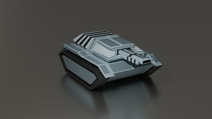 Sci Fi Tank 3D Model 3D model 3D printable | CGTrader
