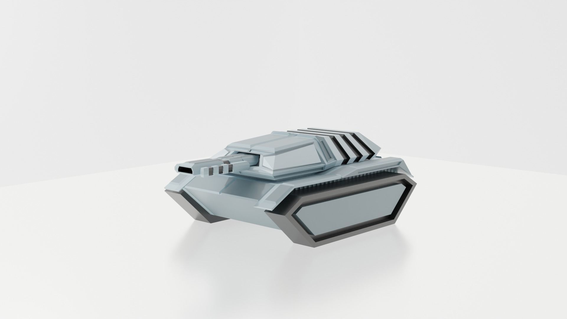 Sci Fi Tank 3D Model 3D model 3D printable | CGTrader