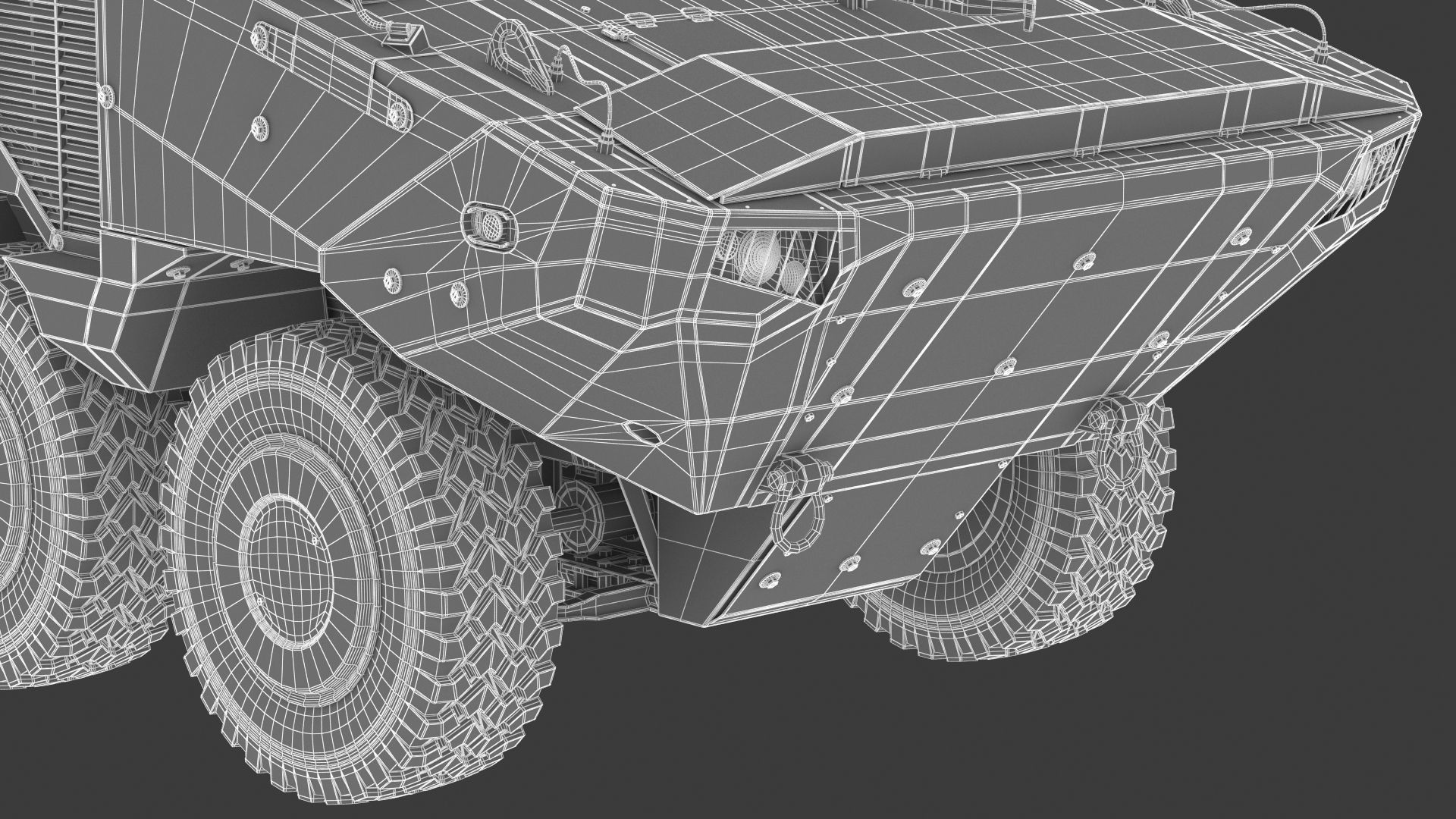 Iveco SuperAV 8x8 Armored Vehicle 3D model | CGTrader
