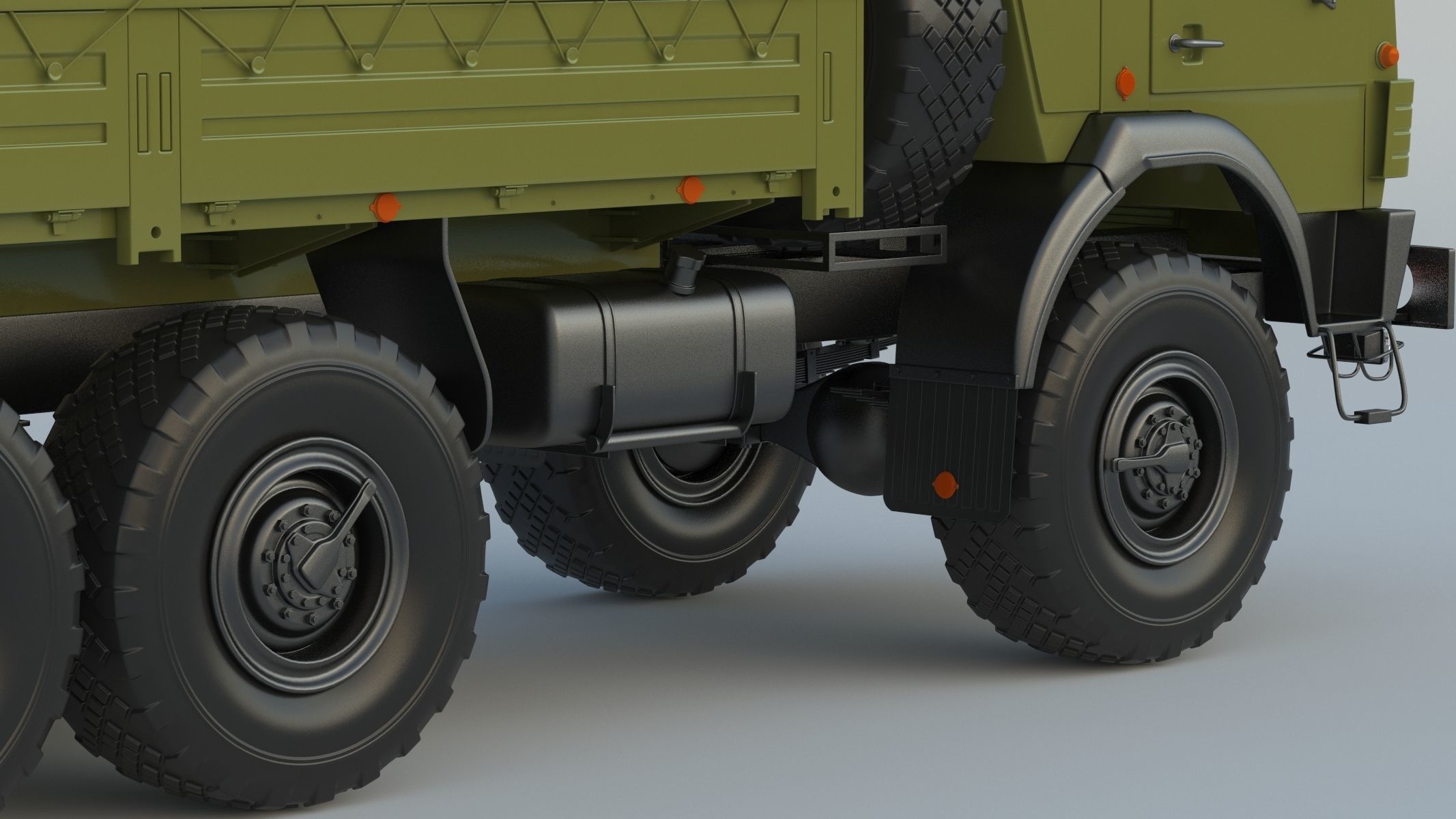KamAZ-5350 military truck 3D model | CGTrader