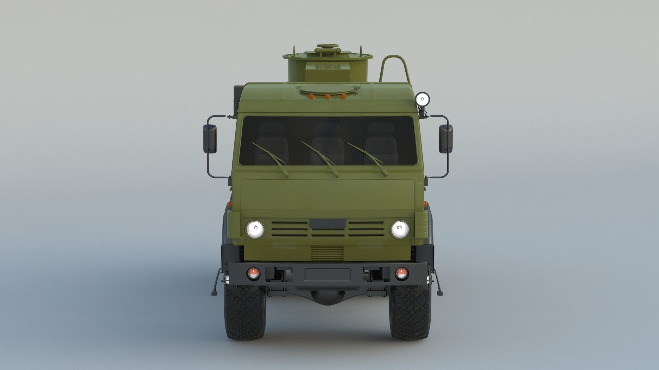 Kamaz-5350 Fuel Tanker 3D model | CGTrader