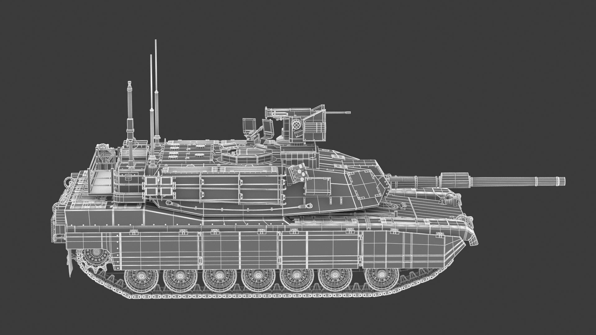 M1A2 SEP Abrams Tank 3D model | CGTrader