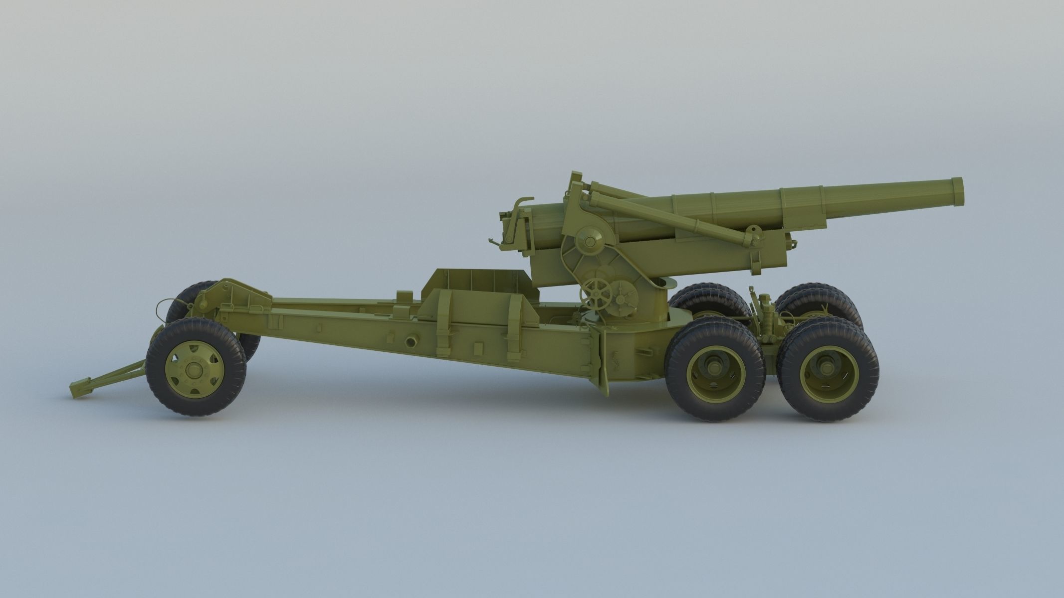 M115 Howitzer 3D model | CGTrader