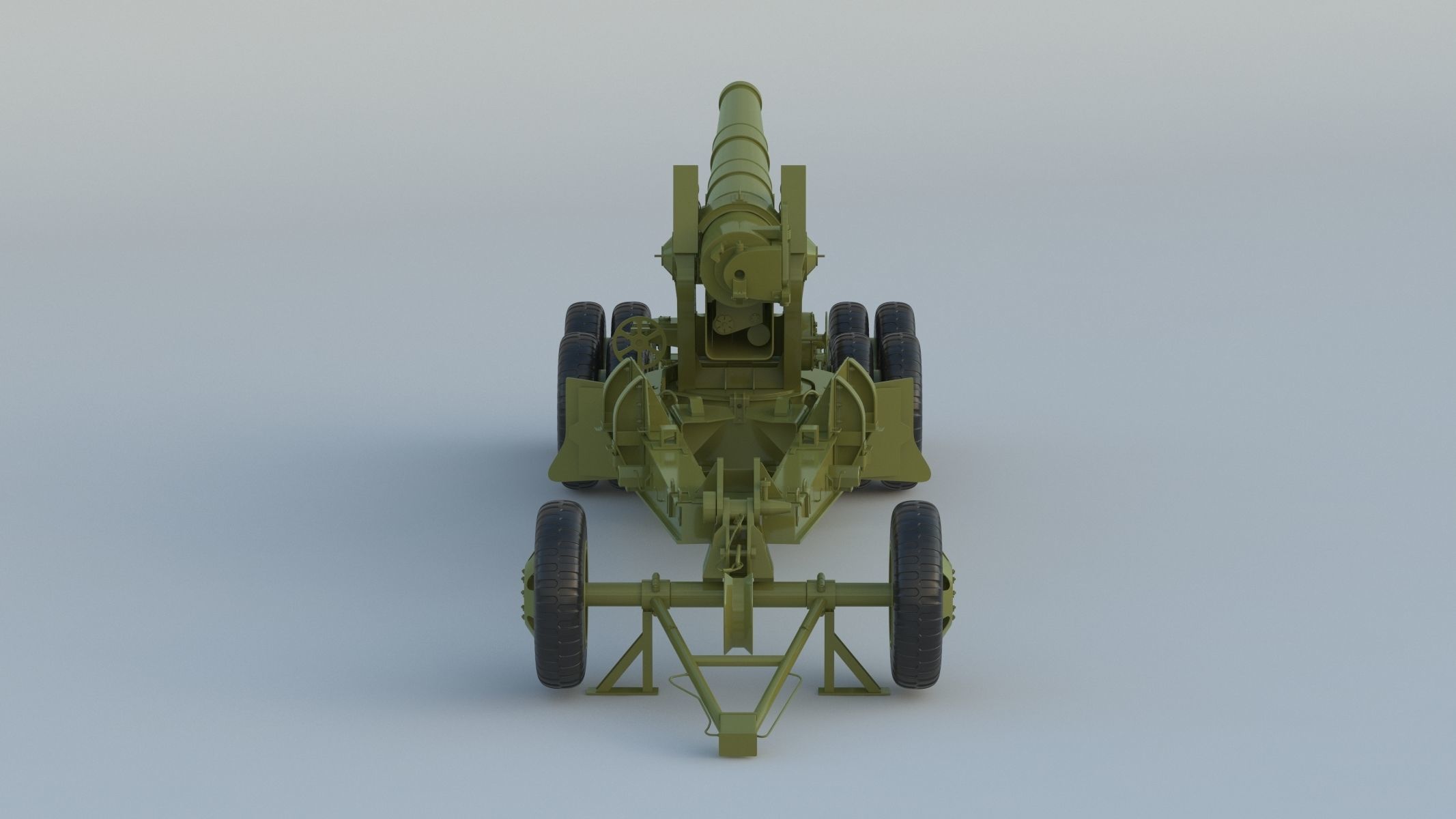 M115 Howitzer 3D model | CGTrader