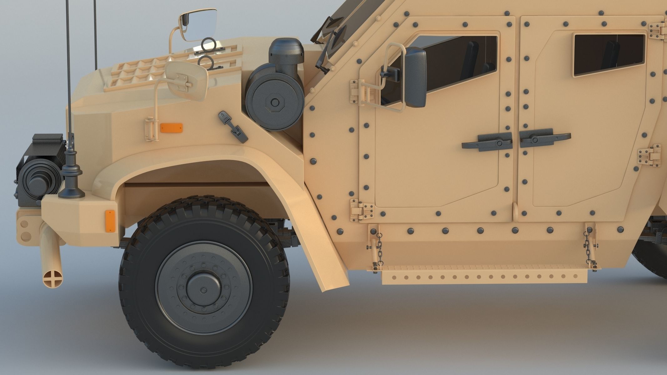 Oshkosh L-ATV in M1278 Heavy Guns Carrier 3D model | CGTrader