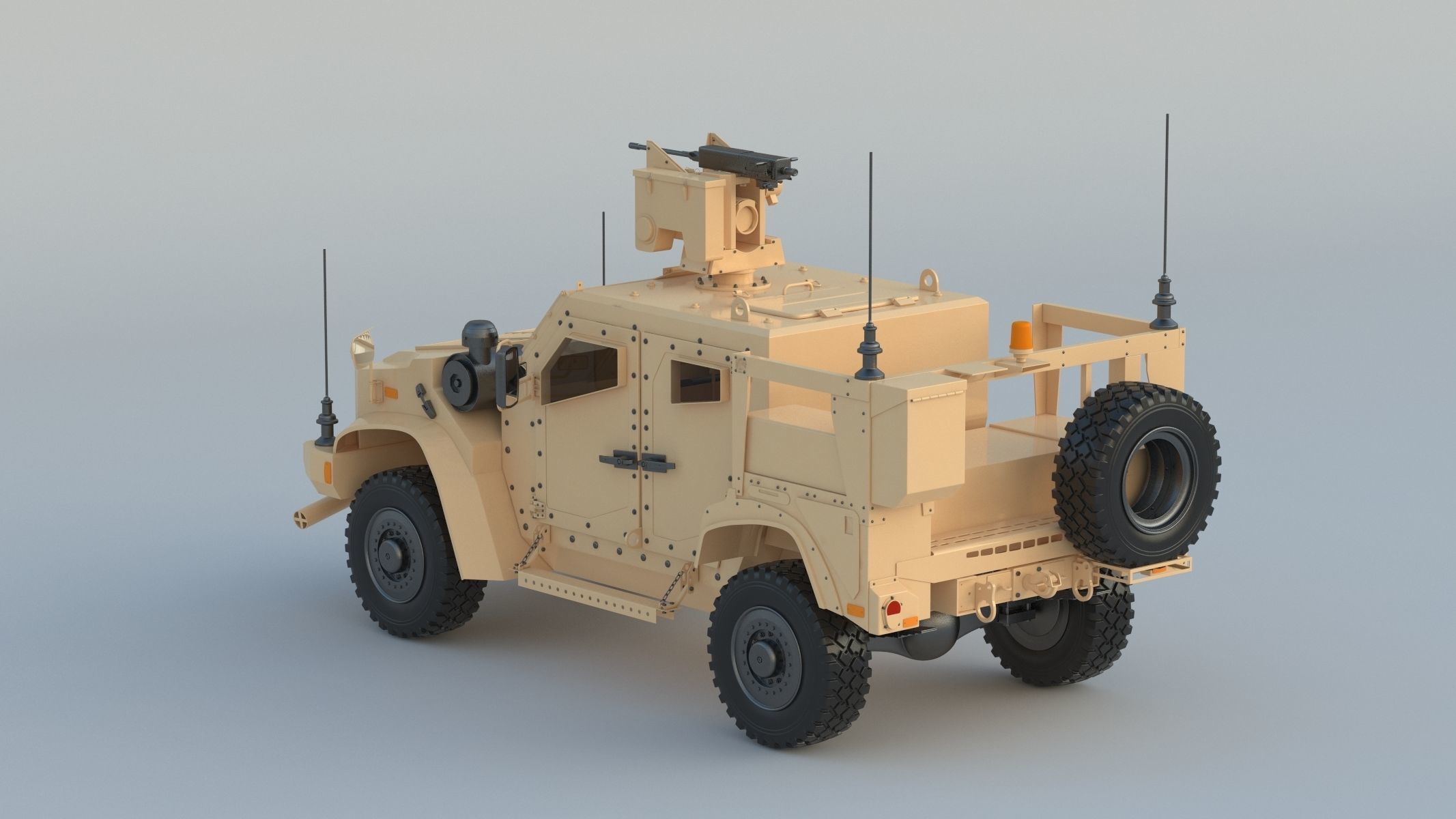 Oshkosh L-ATV in M1278 Heavy Guns Carrier 3D model | CGTrader