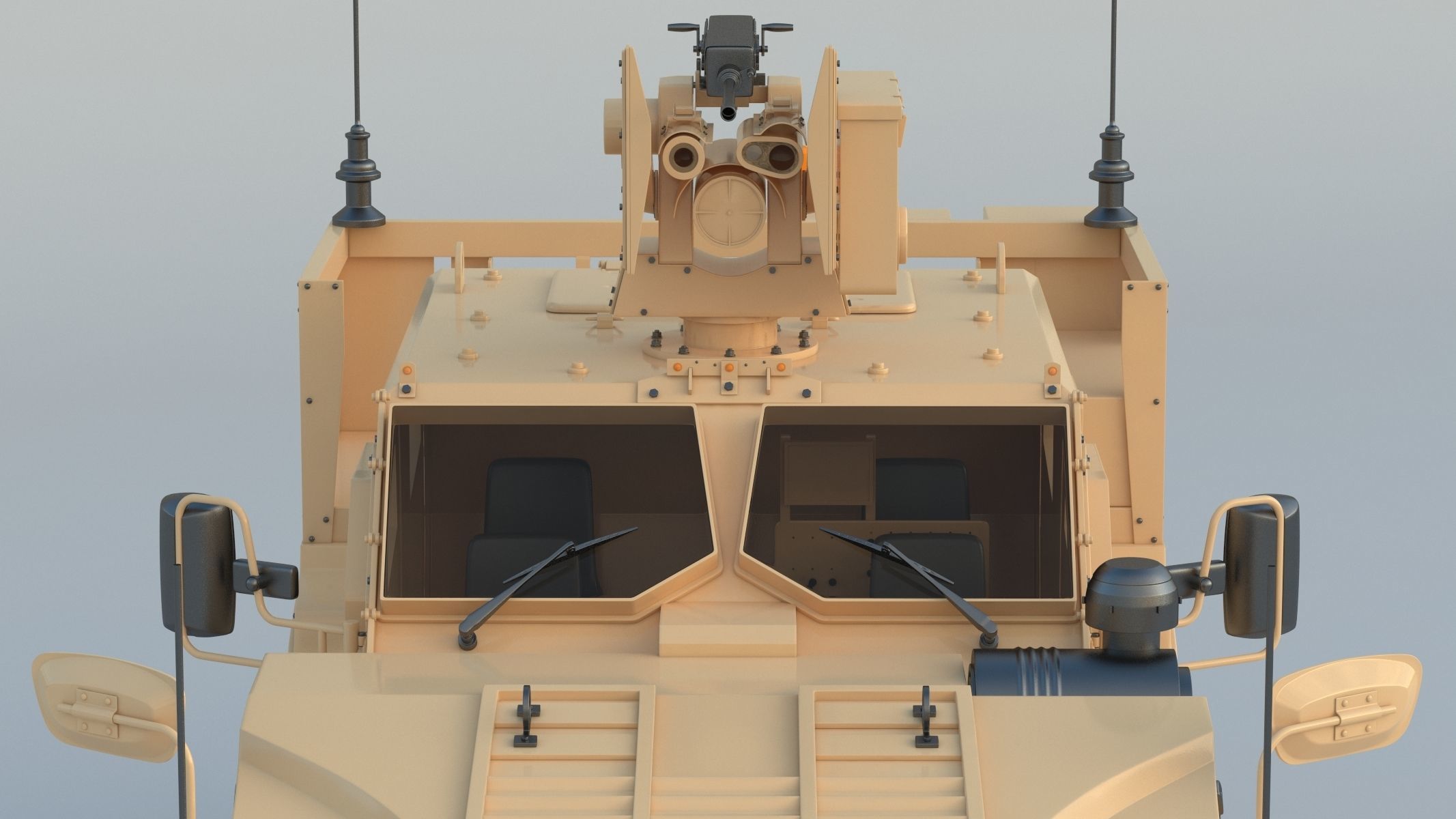 Oshkosh L-ATV in M1278 Heavy Guns Carrier 3D model | CGTrader