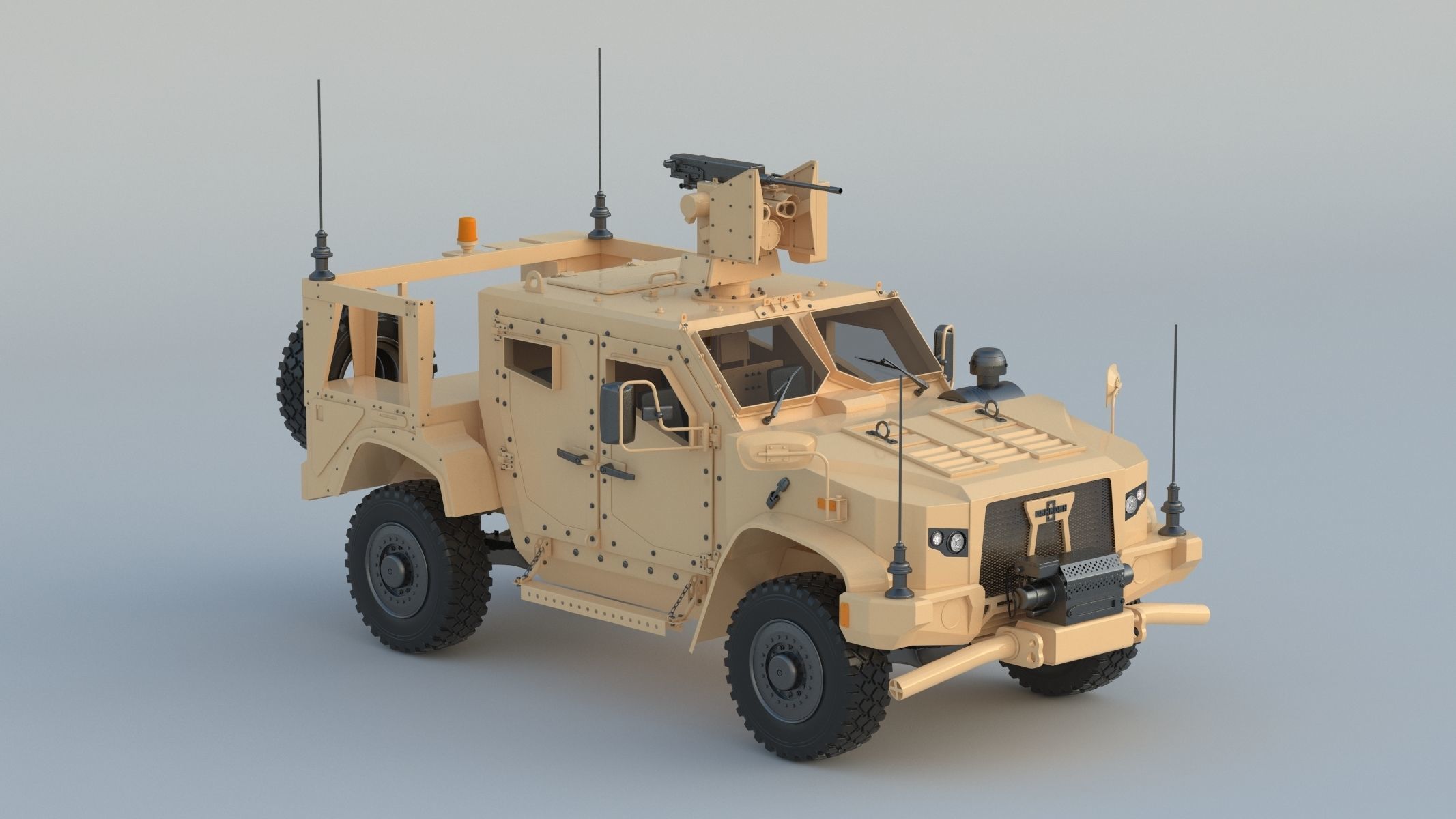 Oshkosh L-ATV in M1278 Heavy Guns Carrier 3D model | CGTrader