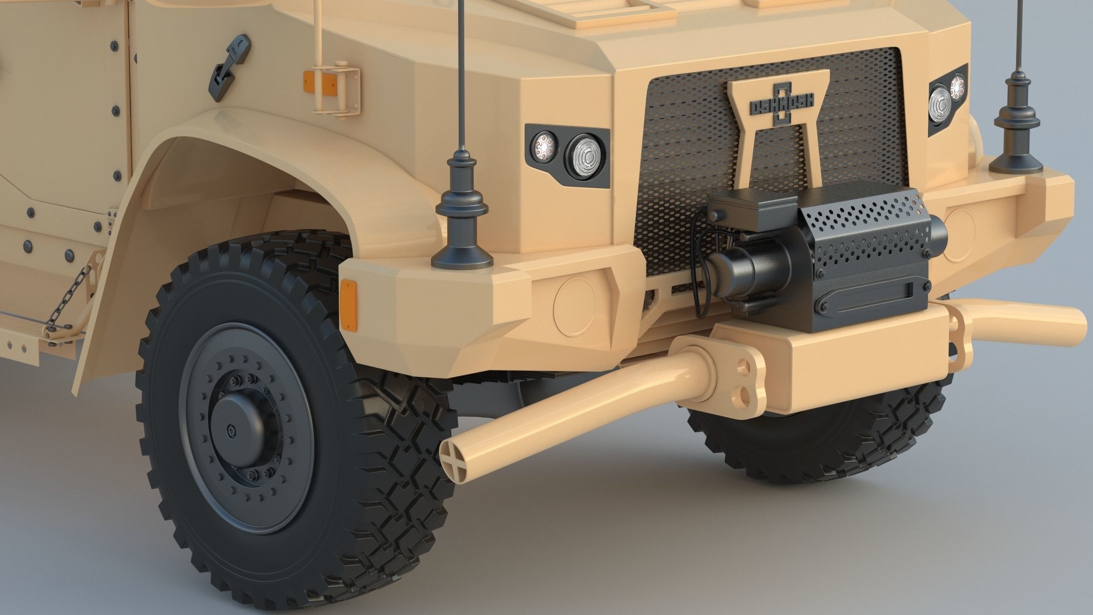 Oshkosh L-ATV in M1278 Heavy Guns Carrier 3D model | CGTrader