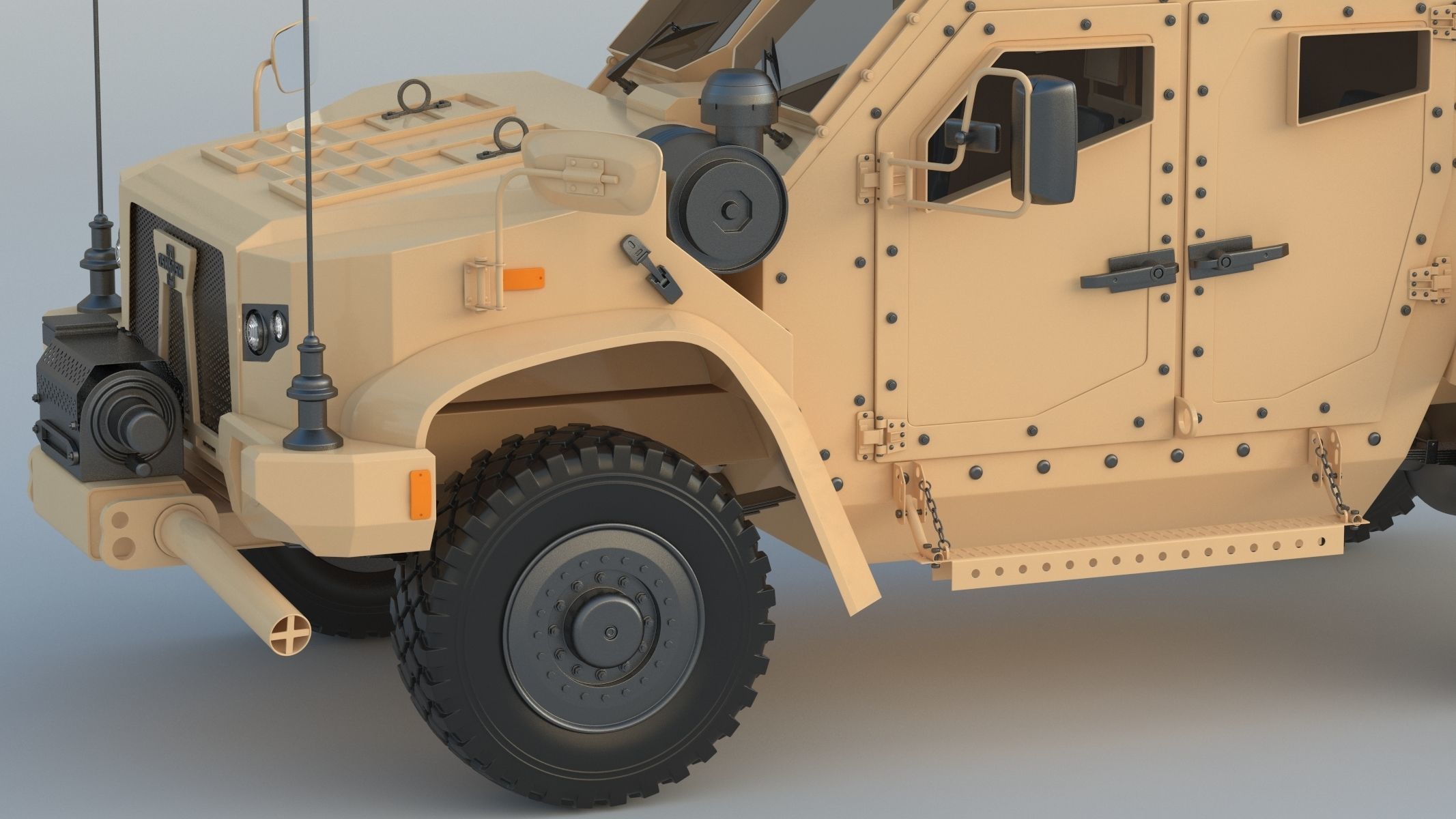 Oshkosh L-ATV in M1278 Heavy Guns Carrier 3D model | CGTrader