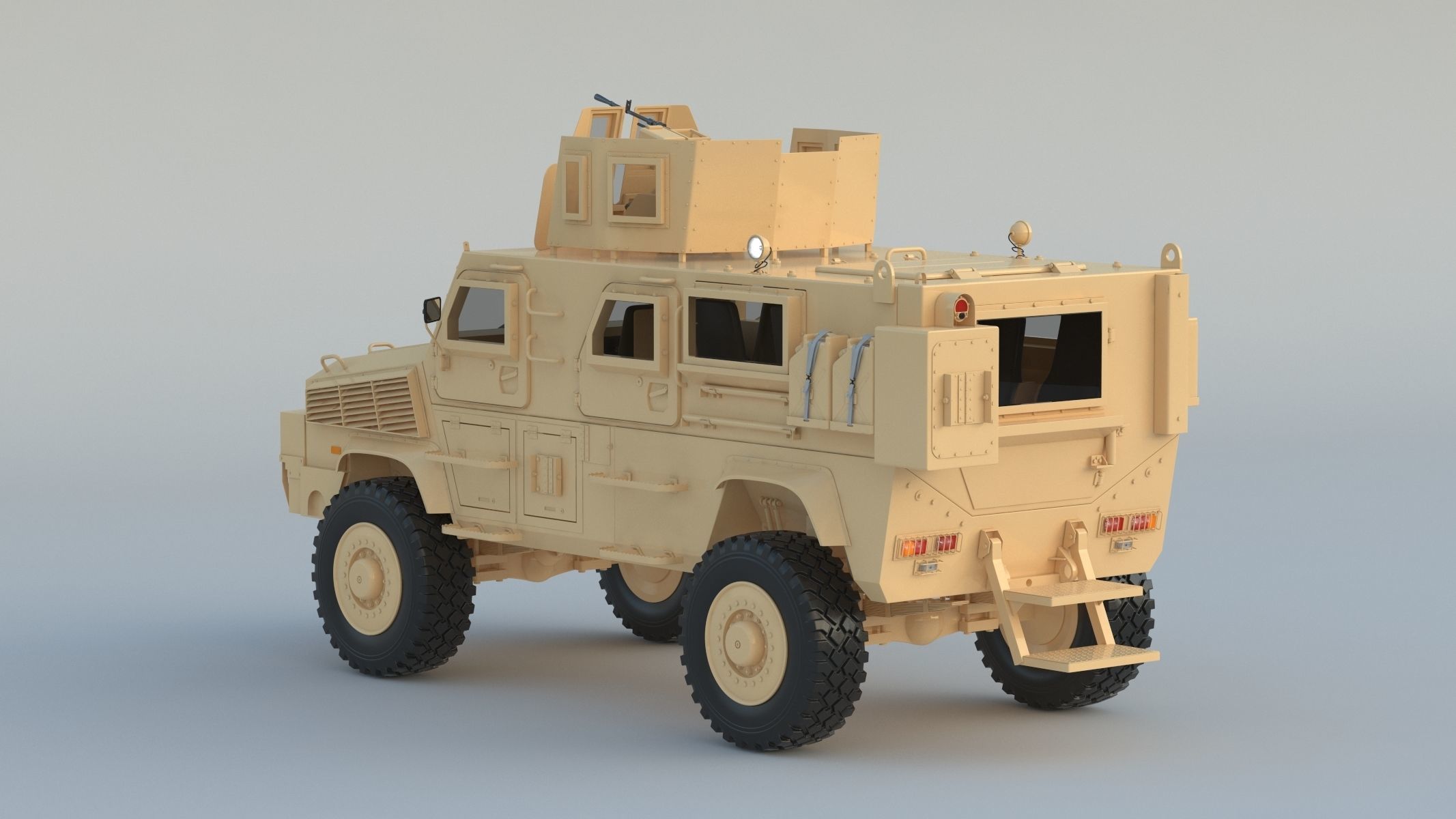 RG-33 Military Truck 3D model | CGTrader
