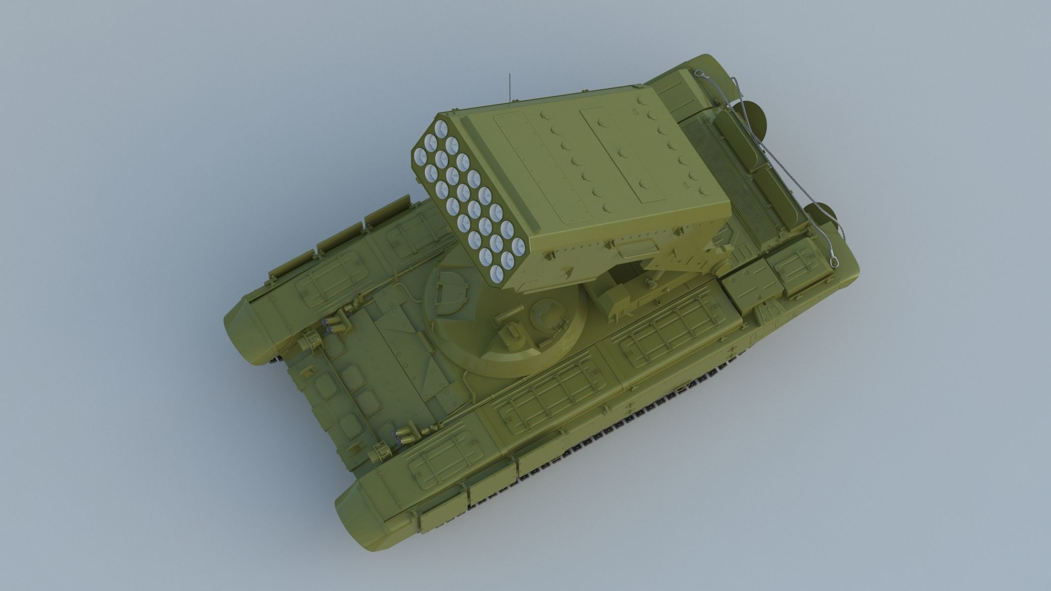 TOS-1 Multiple Rocket Launcher 3D model | CGTrader