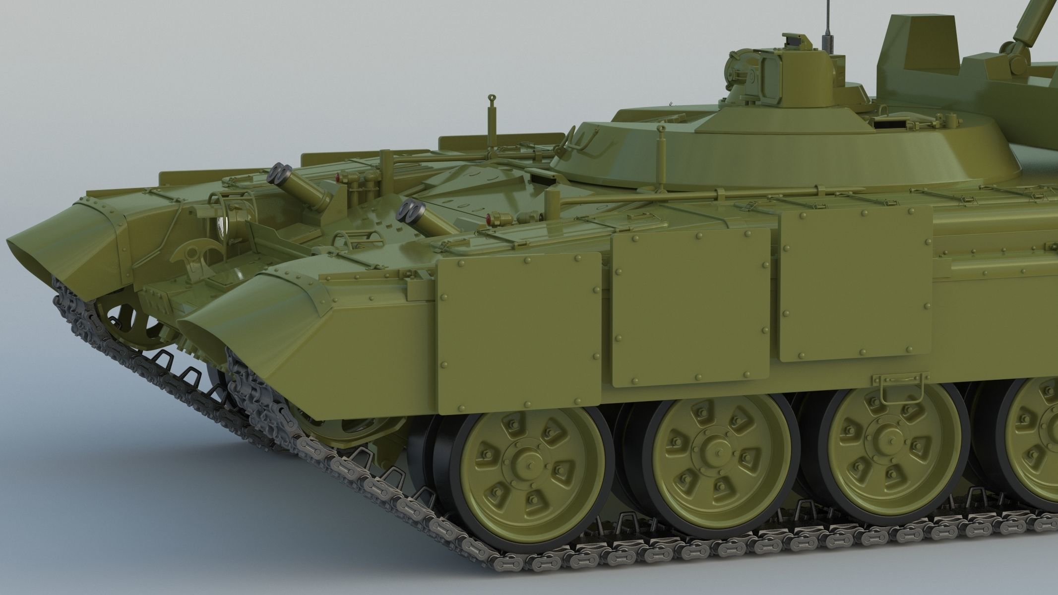 TOS-1 Multiple Rocket Launcher 3D model | CGTrader