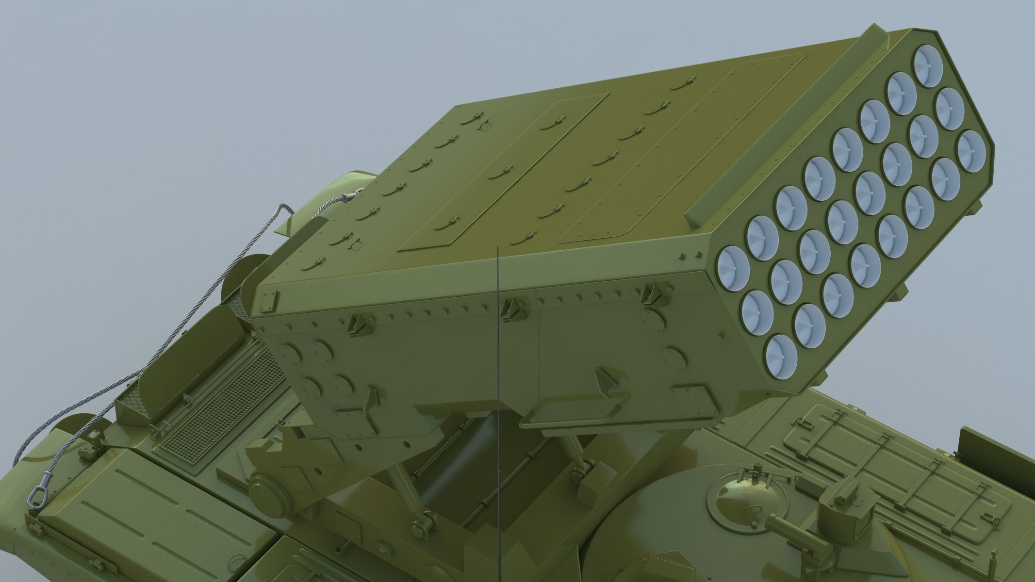 TOS-1 Multiple Rocket Launcher 3D model | CGTrader